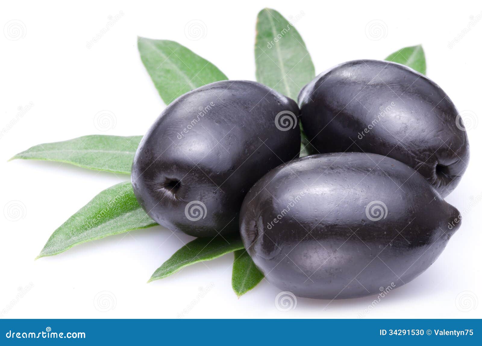 Three Large Ripe Black Olives. Stock Photo - Image of oliv, spain: 34291530