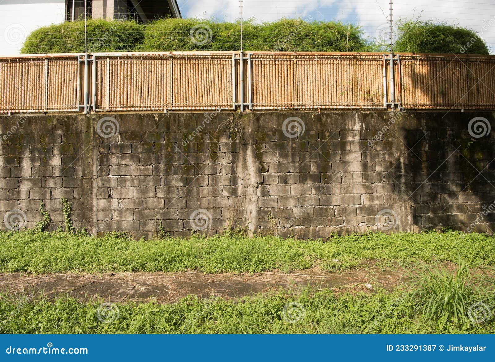 A Three-layer High-security Wall Stock Image - Image of nature ...