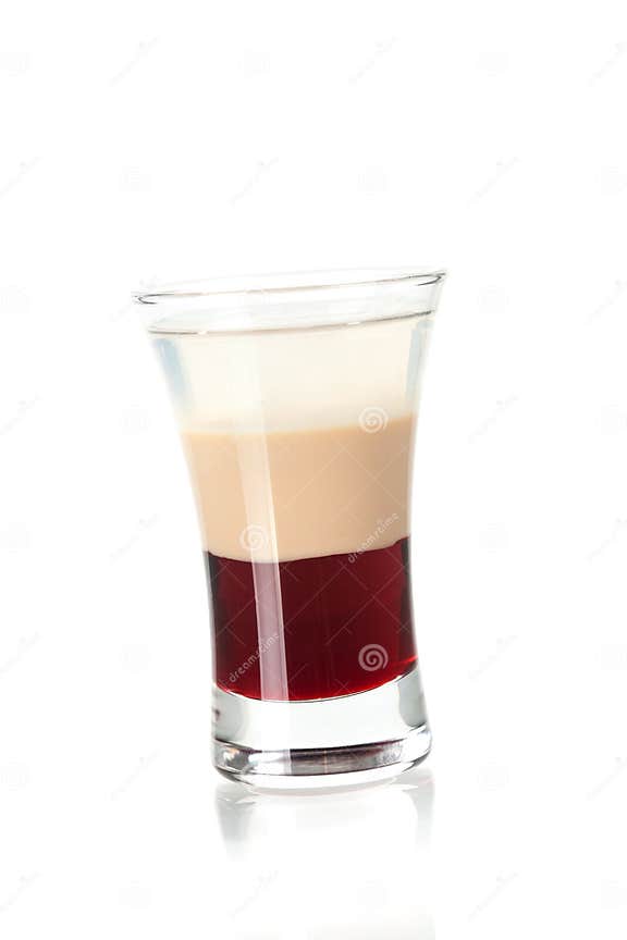 Three layered shot stock image. Image of liquor, vodka - 16488793