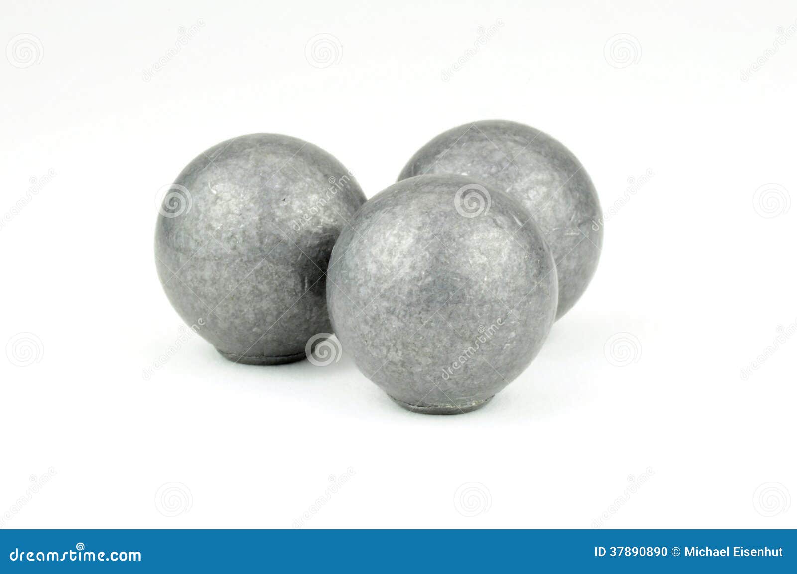 Balls Or Bullets For Pneumatic Shooting Lie On A Paper Target. Square ...