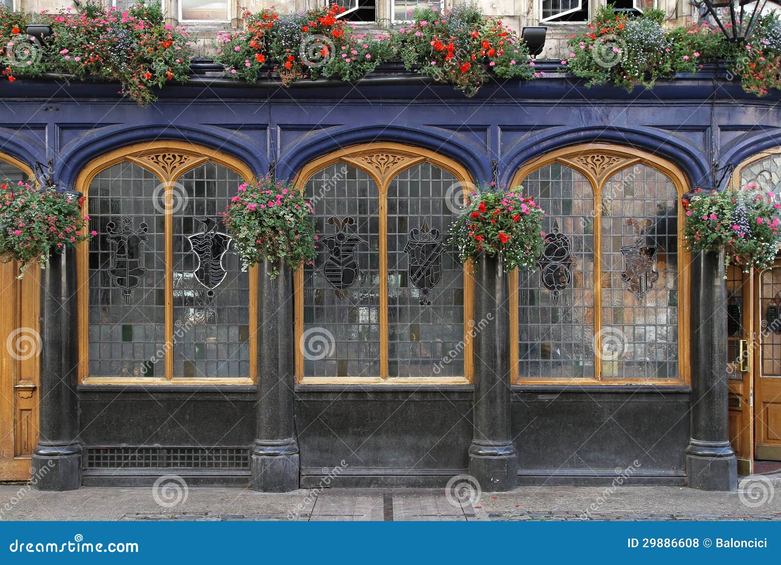 Leadlight windows stock photo. Image of hanging, arch - 29886608