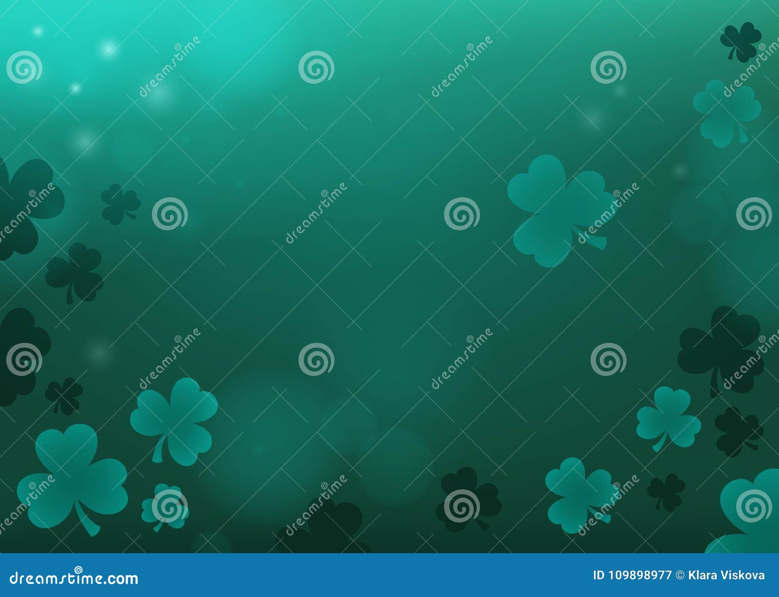 Three Leaf Clover Abstract Background 4 Stock Vector - Illustration of ...