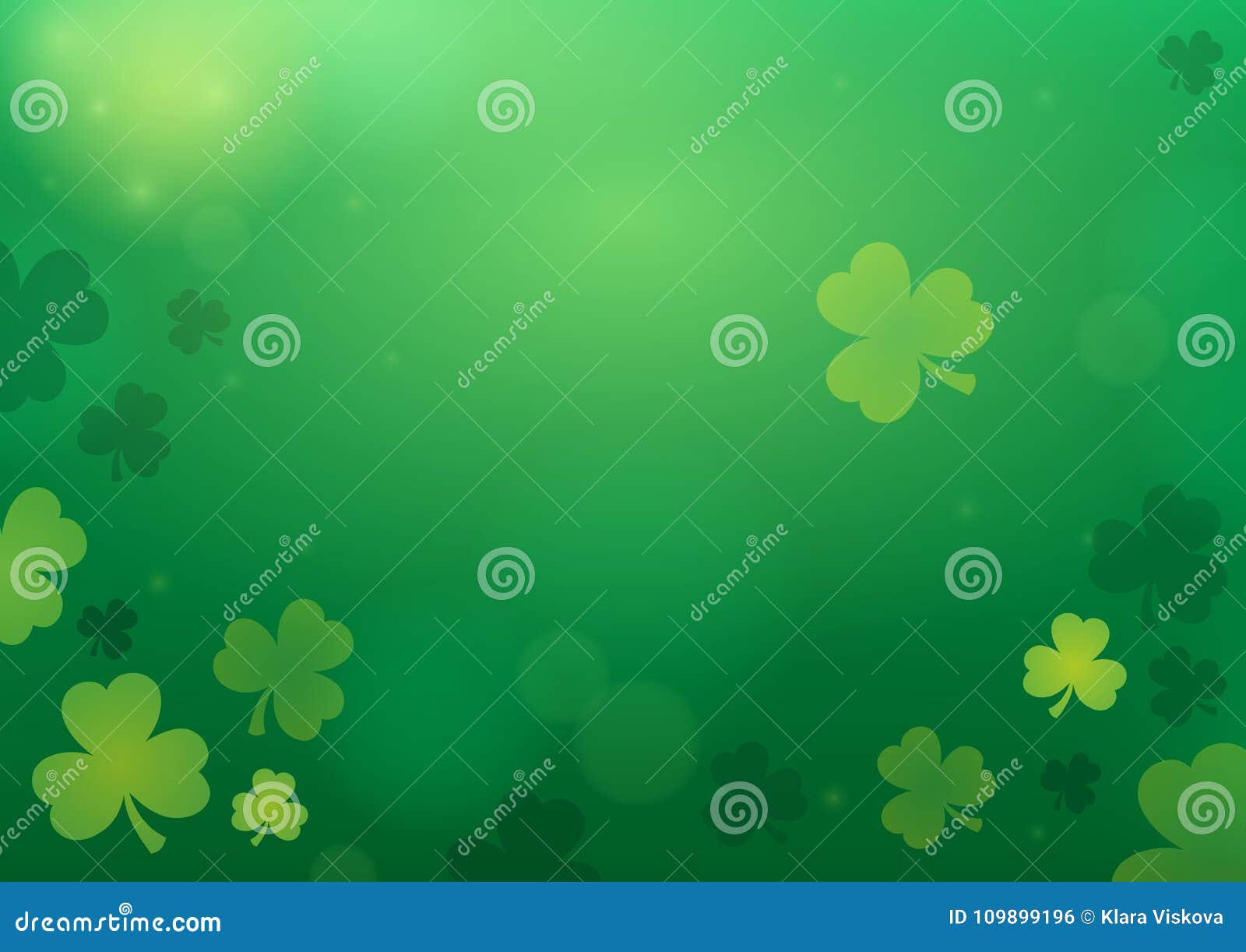 Three Leaf Clover Abstract Background 2 Stock Vector - Illustration of ...