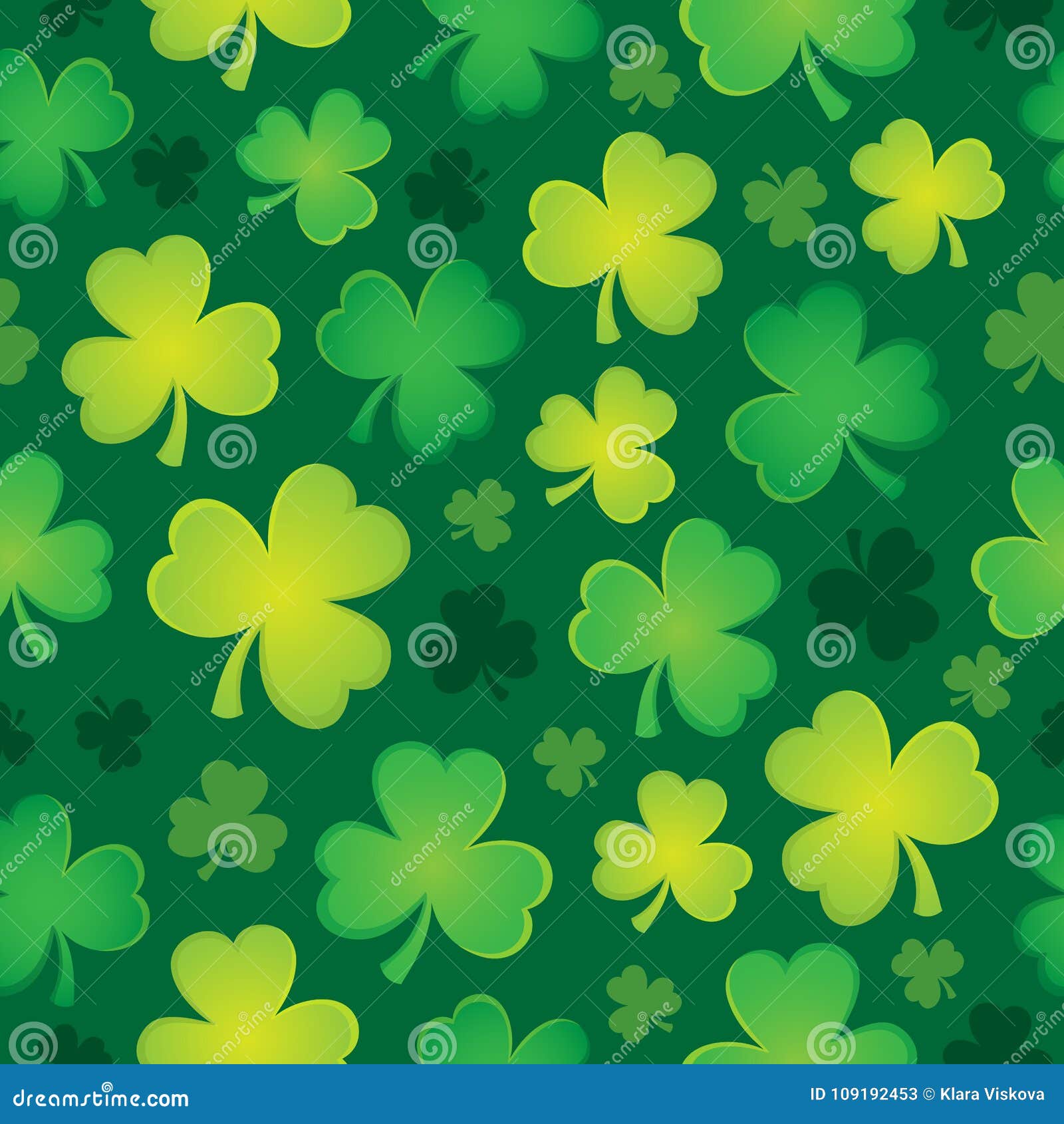 Clover Seamless Texture Vector Illustration | CartoonDealer.com #14112024