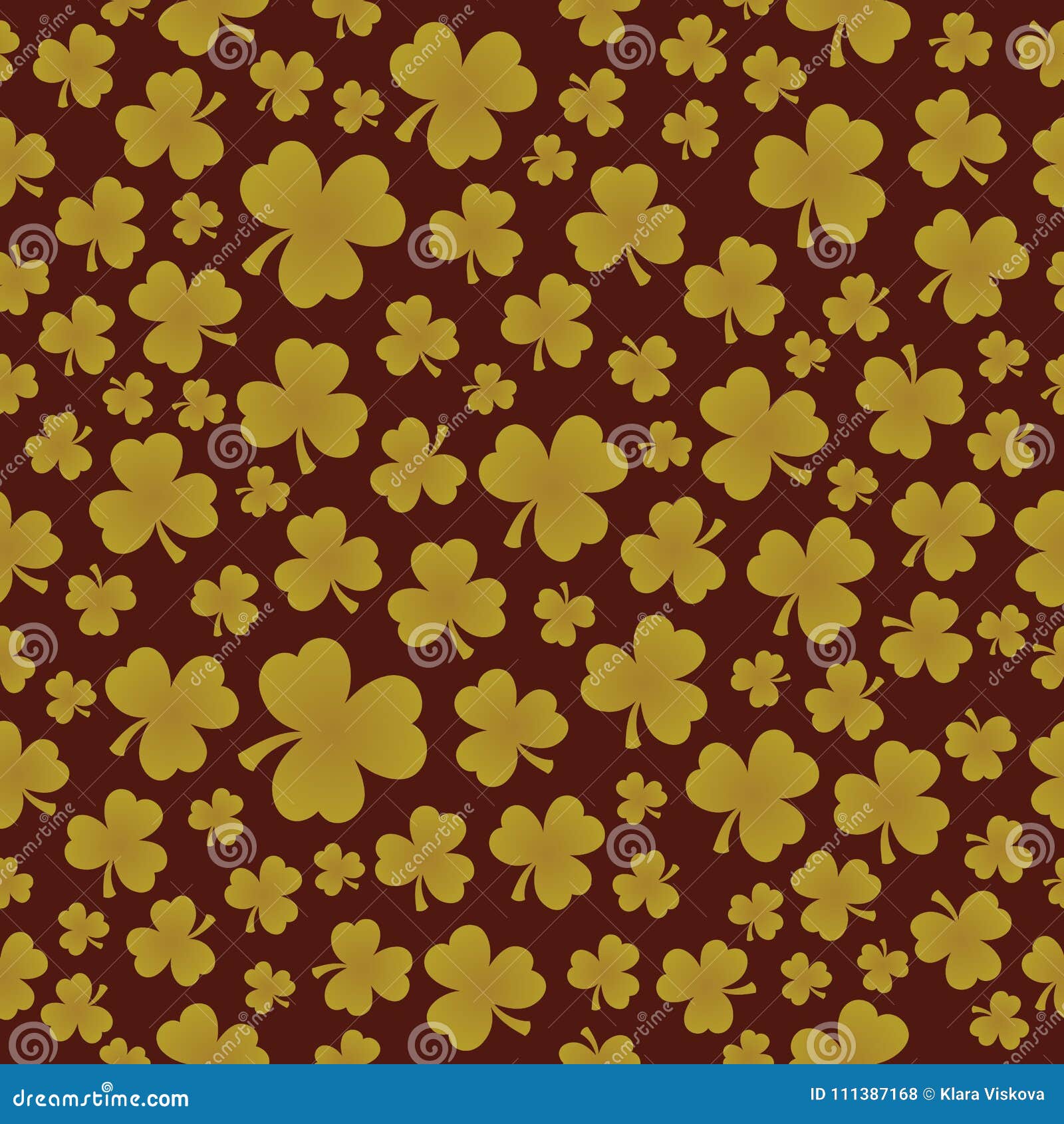 Clover Seamless Texture Vector Illustration | CartoonDealer.com #14112024