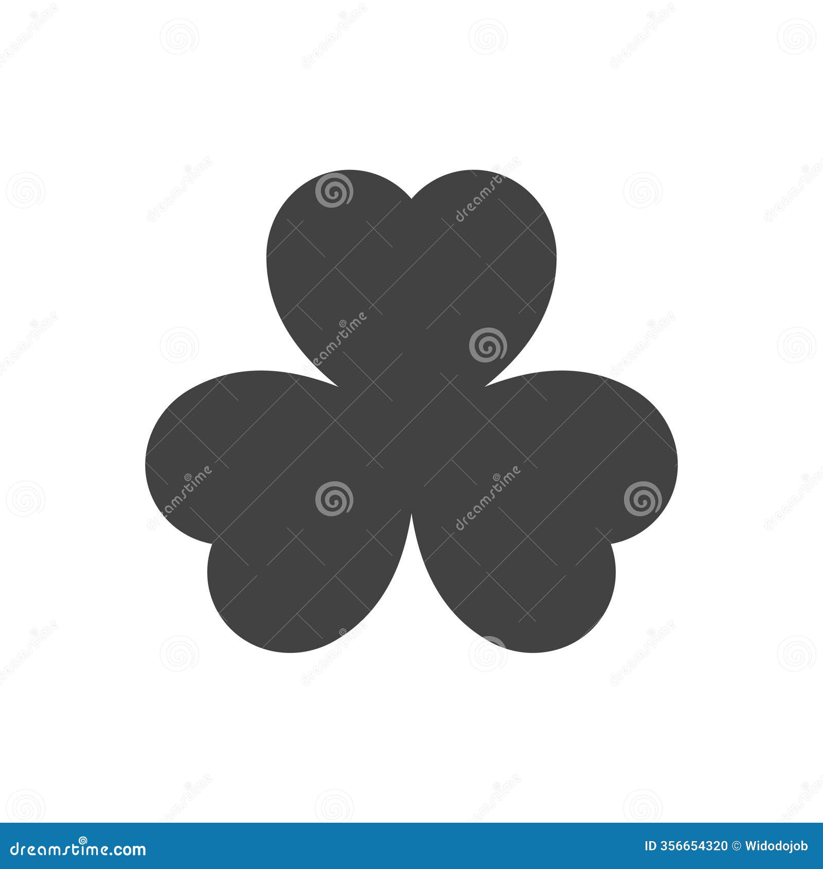 Shamrock Icon Vector. Clover Illustration Sign. St Patricks Day Symbol ...
