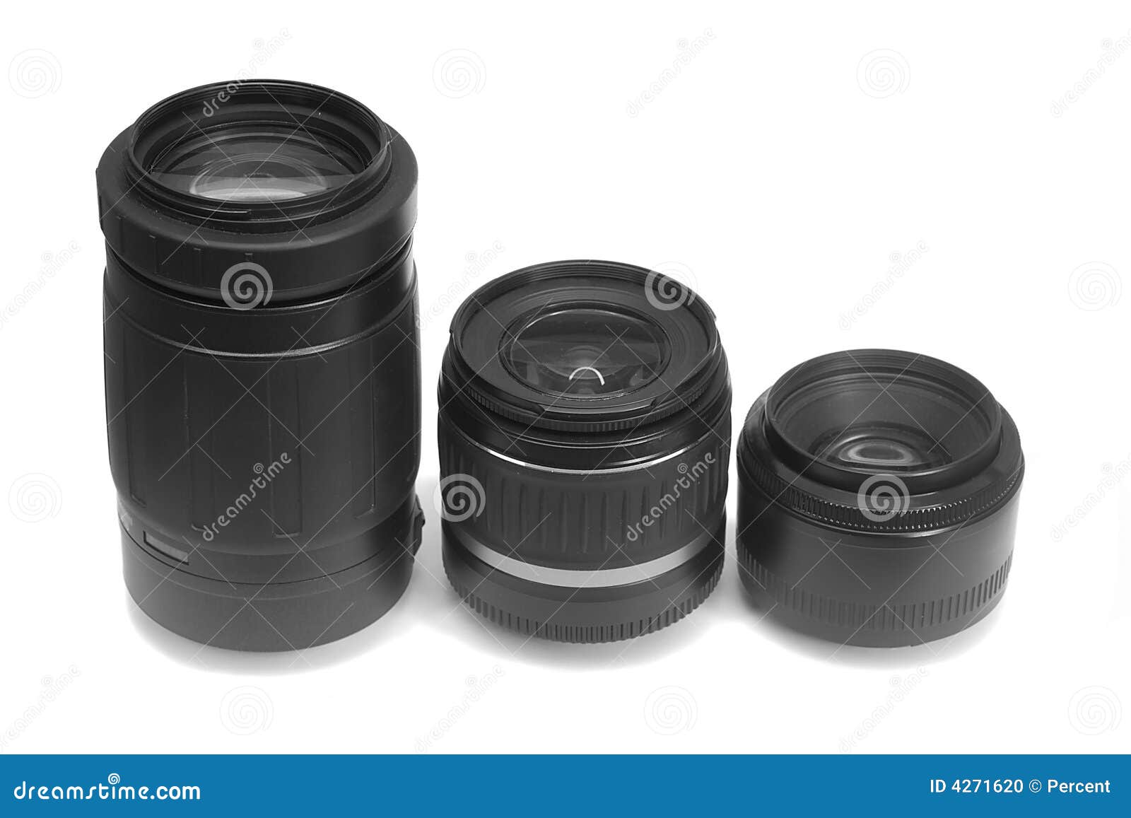 Three lenses stock photo. Image of objective, digital - 4271620