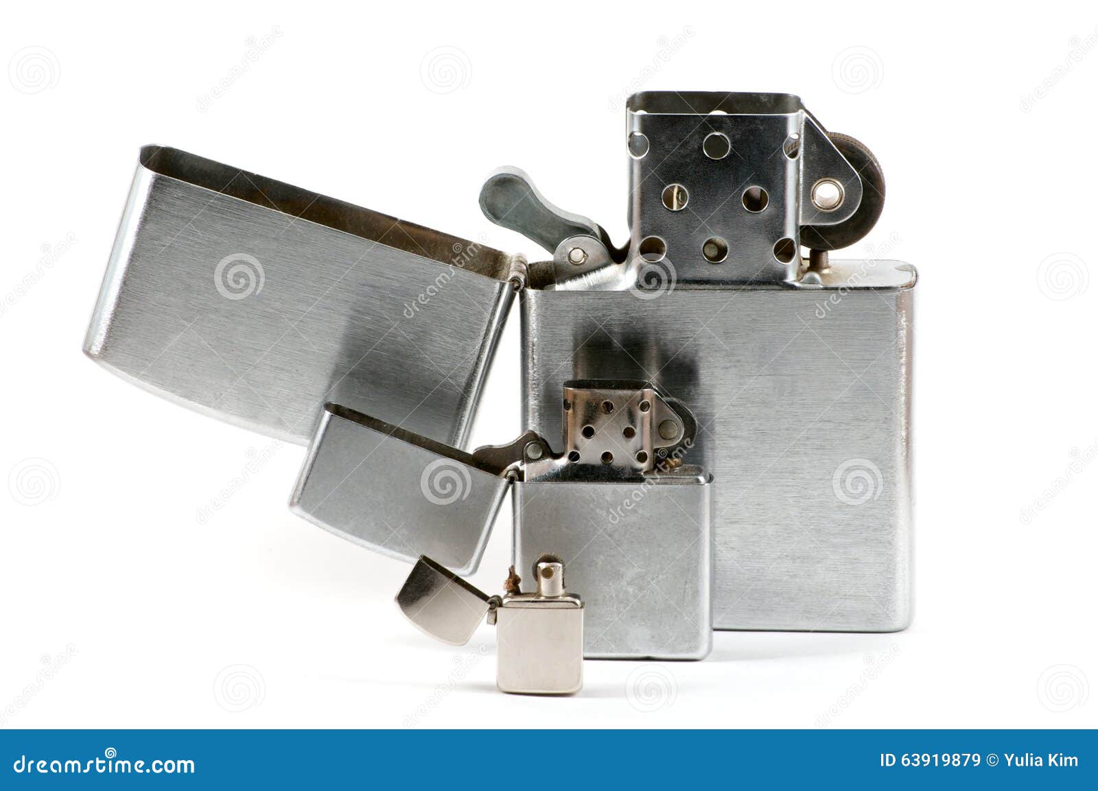 Three Lighters with Cap Opened Stock Image - Image of lighter, smoking ...