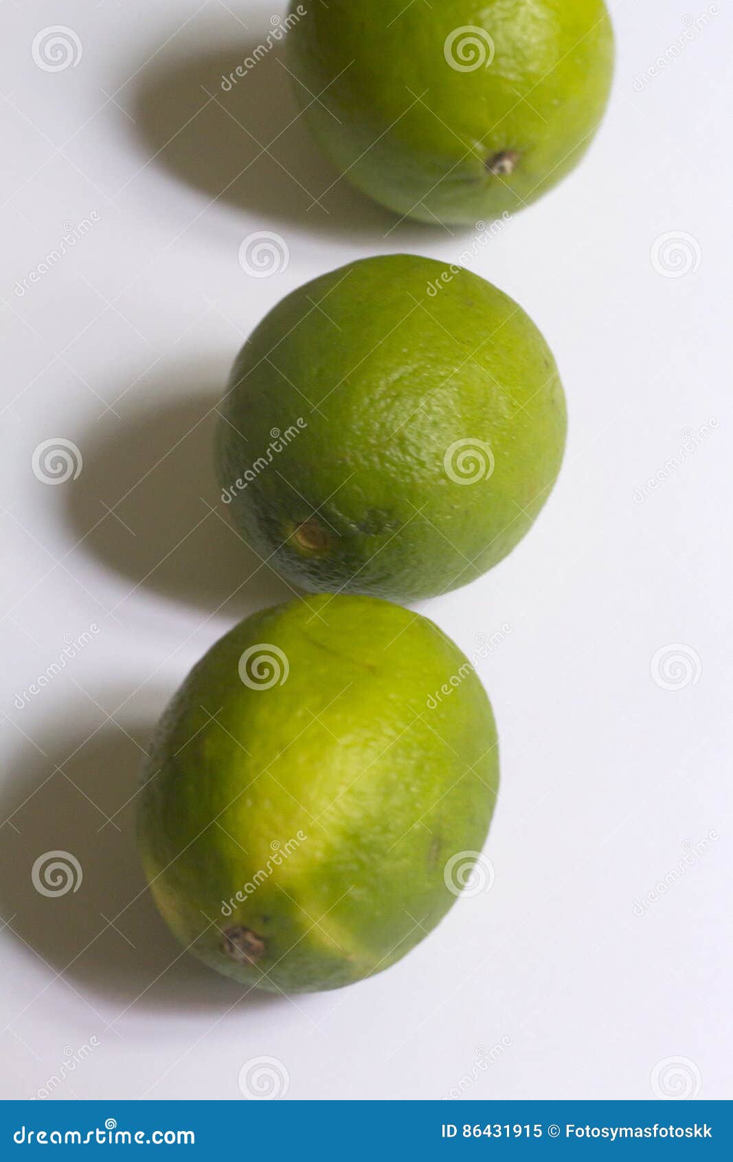 Three limes stock image. Image of acid, flavor, diet - 86431915
