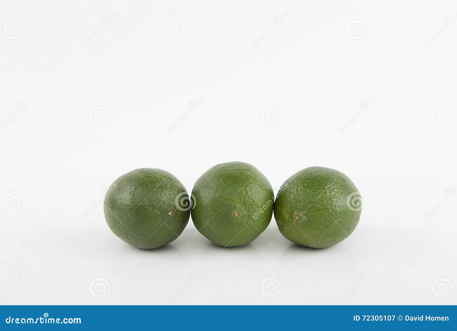 Three Limes in a Row stock image. Image of drink, dessert - 72305107