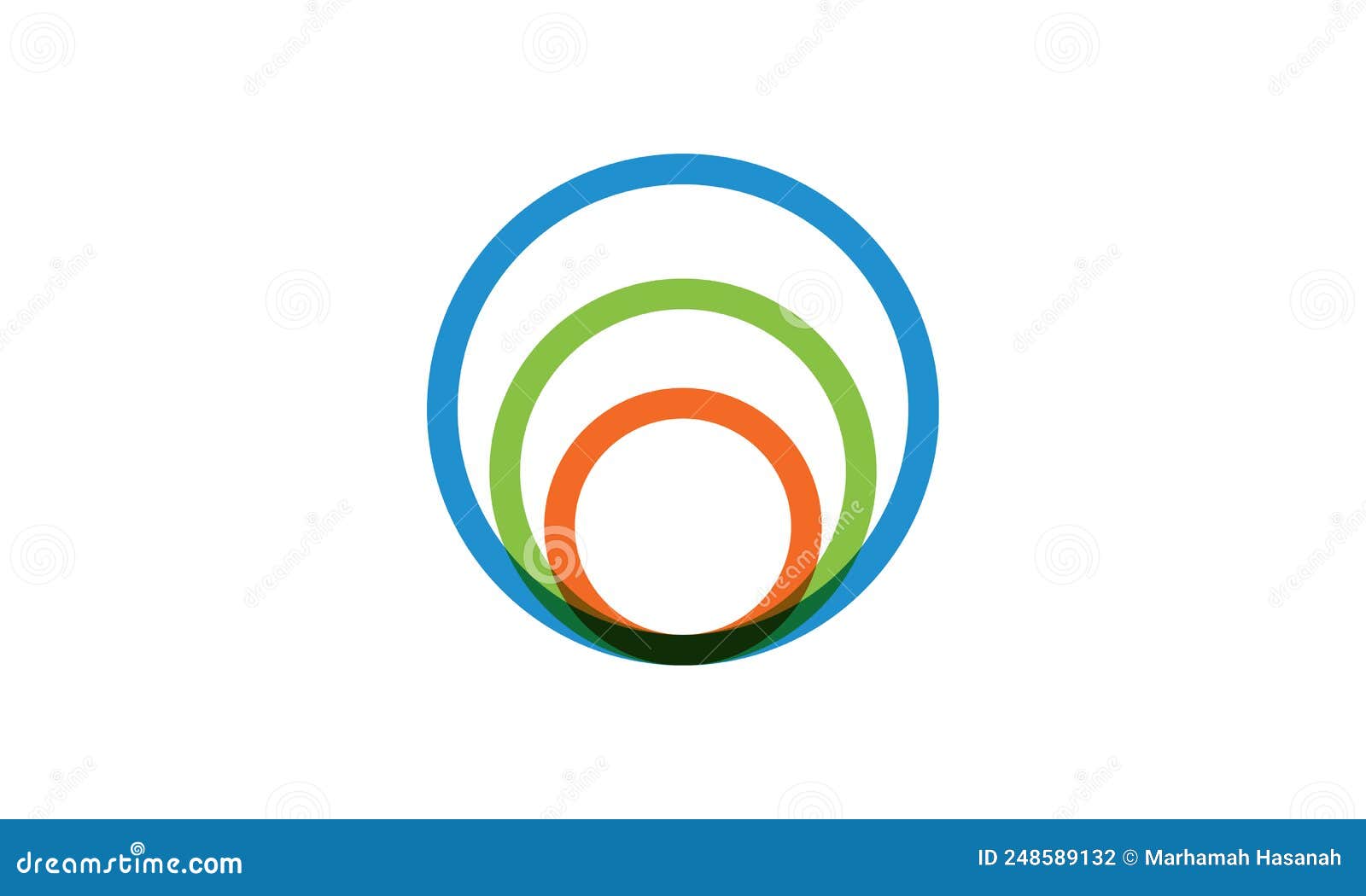 Three Lines in Circle Logo Icon Stock Vector - Illustration of shape ...