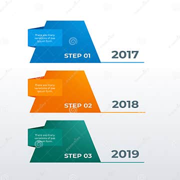 Three List Infographic Template Design. Business Concept Infograph with ...