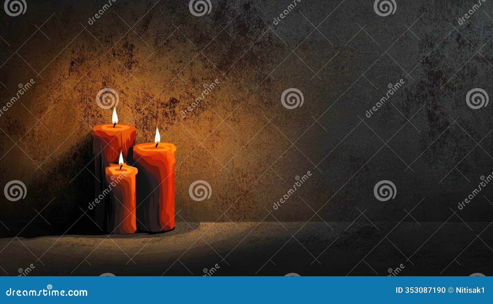 Dimly Lit Room With Pool Table, Concrete Walls, And Circular Lighting ...