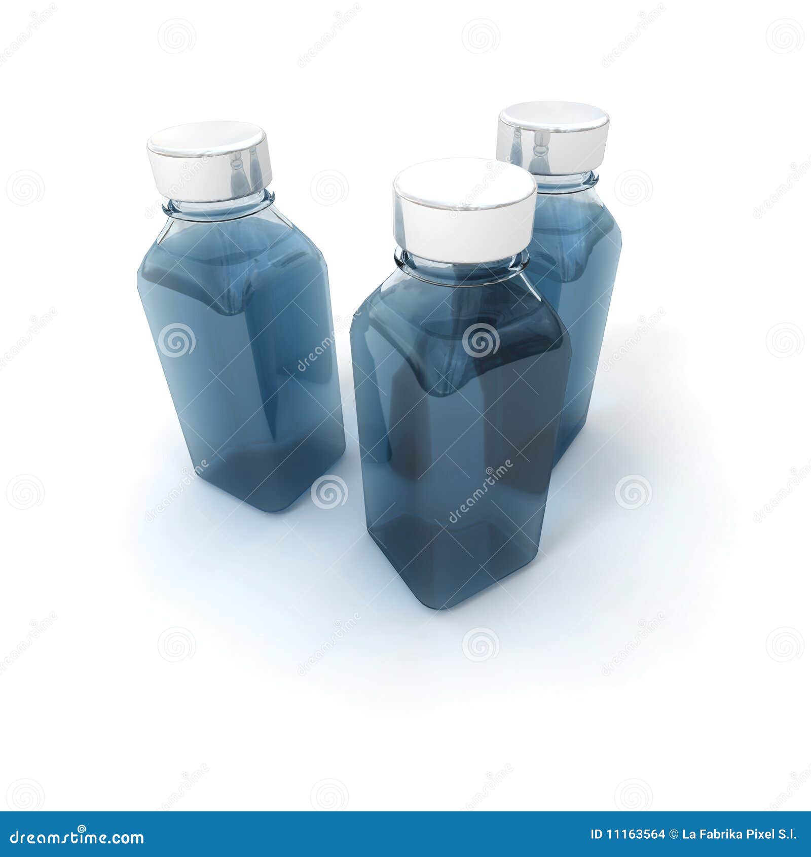 Three little bottles stock illustration. Illustration of vial - 11163564