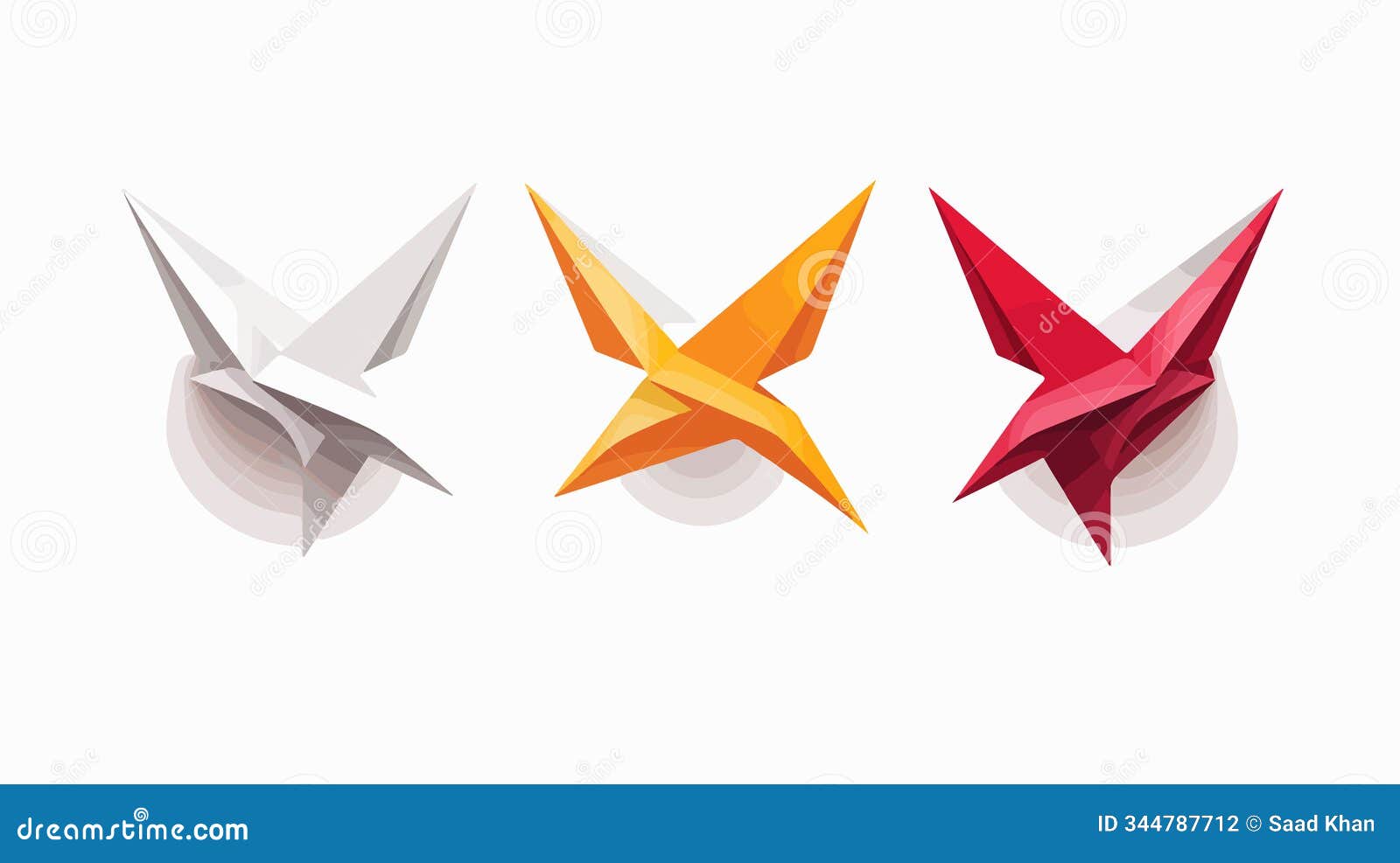 Three Logo Patches With Purslane And Texture Cartoon Vector ...