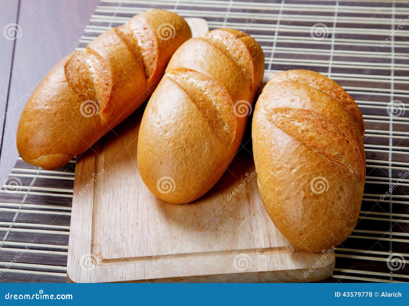 Three Long Loafs Still-life Stock Photo - Image of healthy, close: 43579778