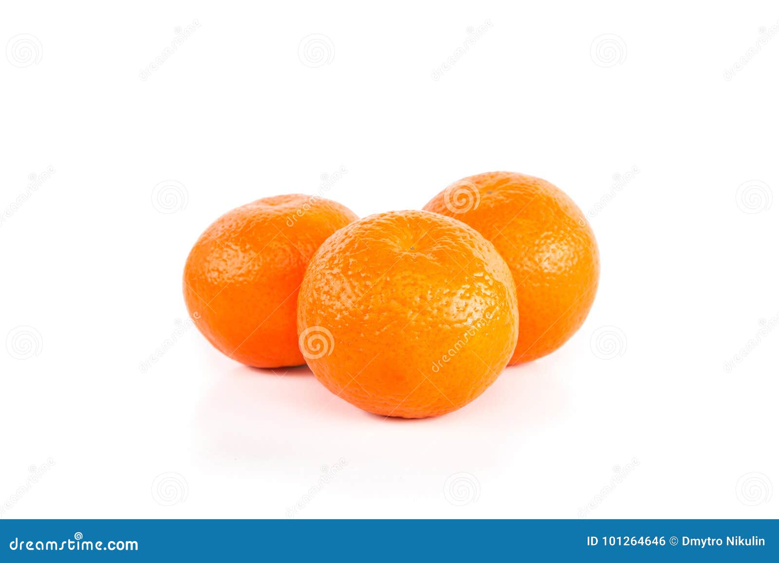 Three mandarins stock photo. Image of healthy, skin - 101264646
