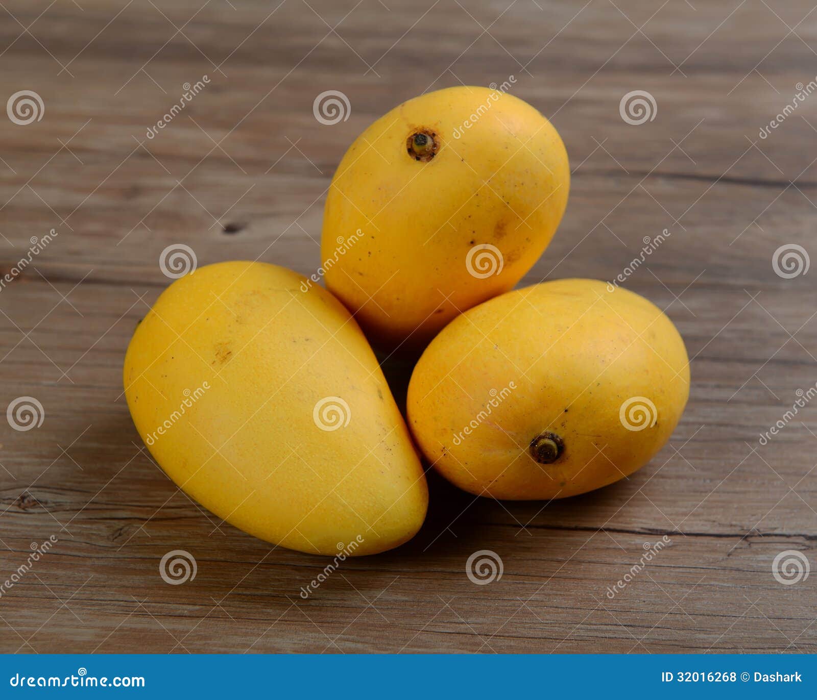 Three Mango On Wooden Royalty-Free Stock Image | CartoonDealer.com ...