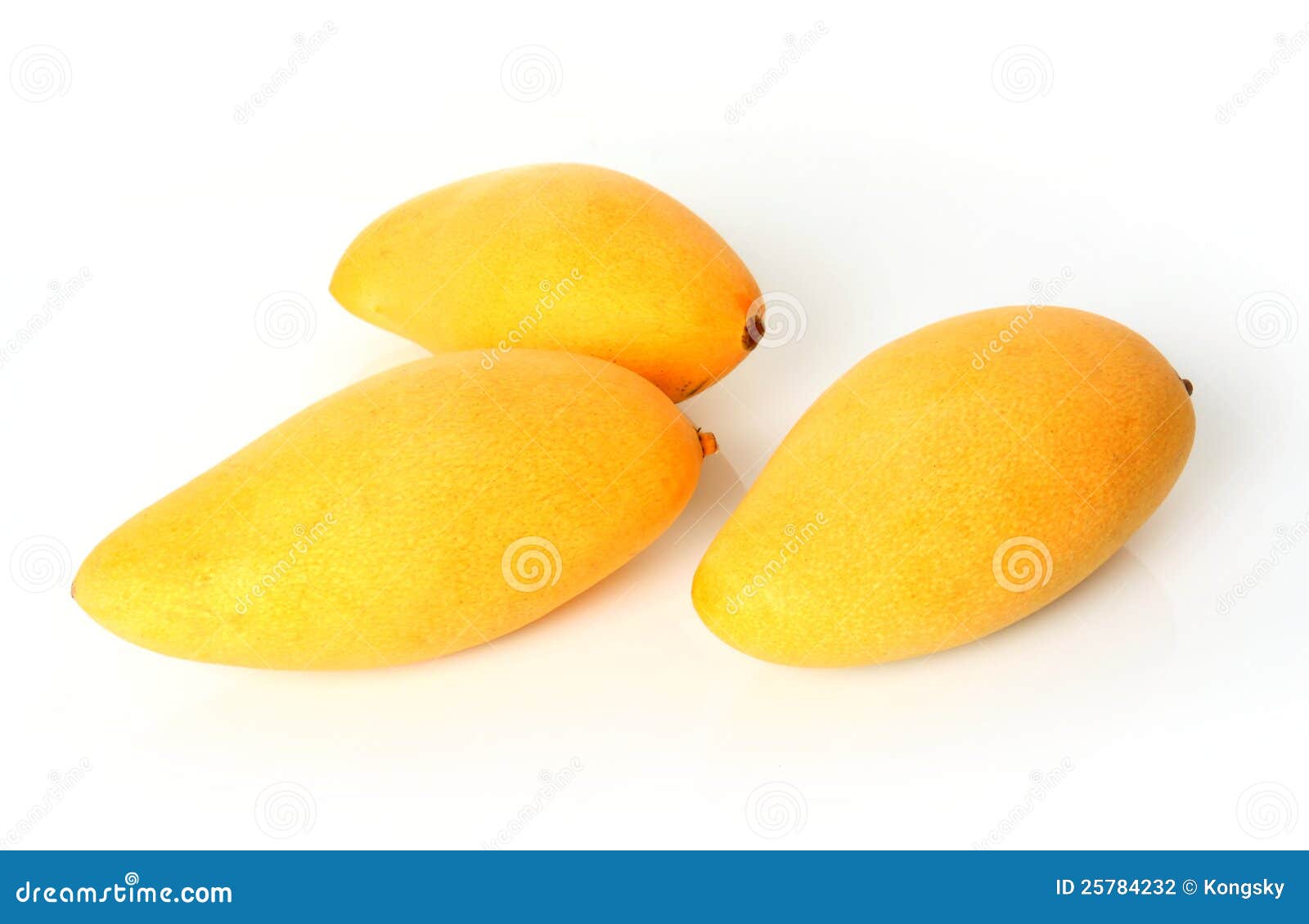Three mangoes stock photo. Image of organic, snack, juicy - 25784232