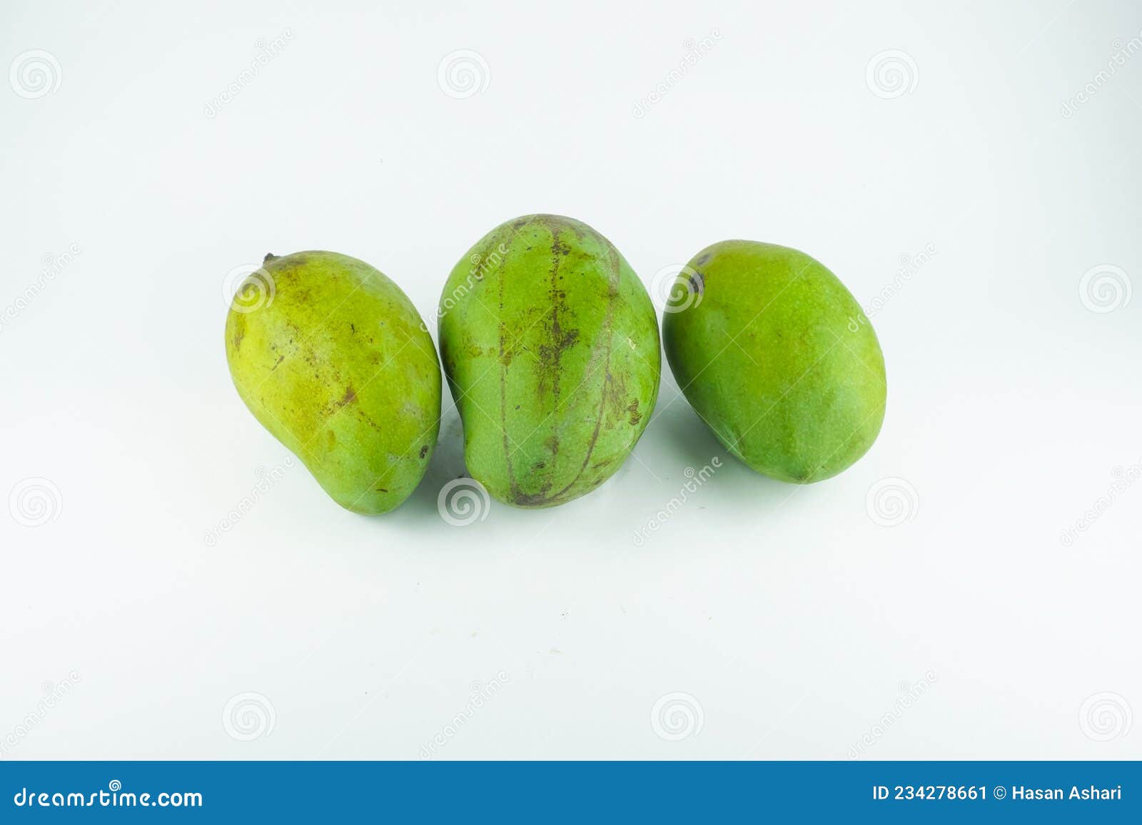 Three Mangoes On A Leaf Royalty-Free Stock Photography | CartoonDealer ...