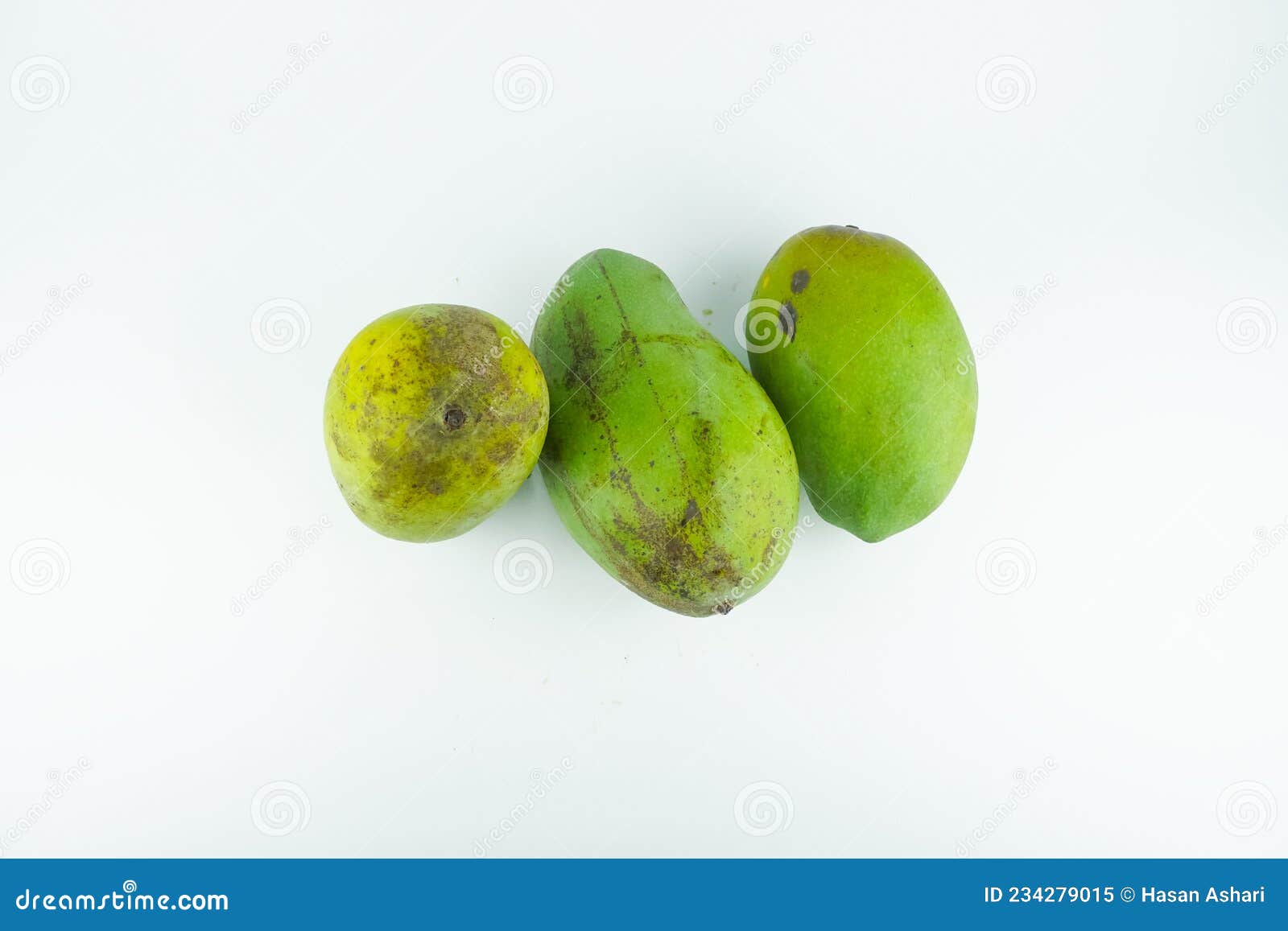 Three Mangoes On A Leaf Royalty-Free Stock Photography | CartoonDealer ...