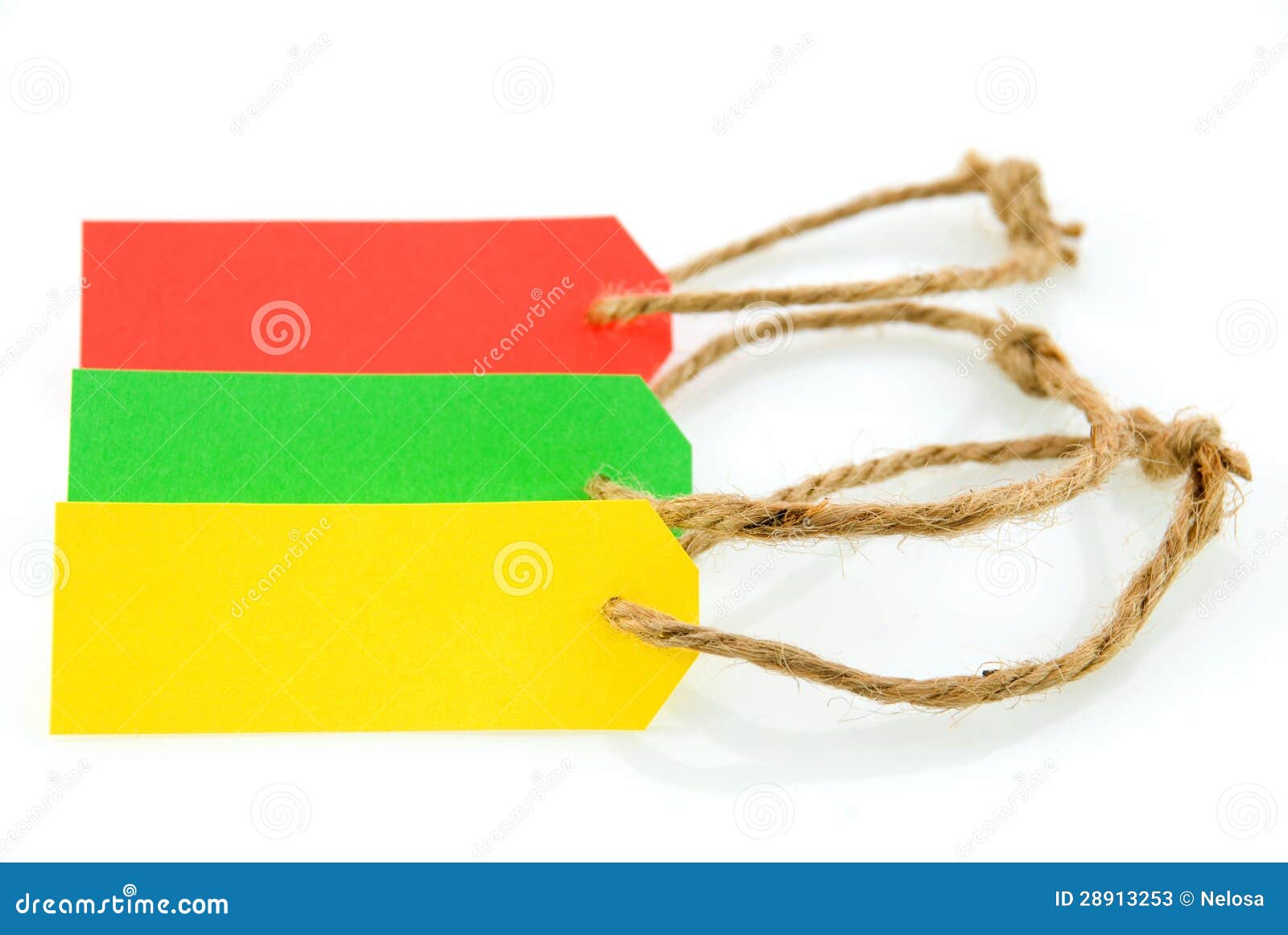 Three marker tags stock image. Image of yellow, advertisement - 28913253