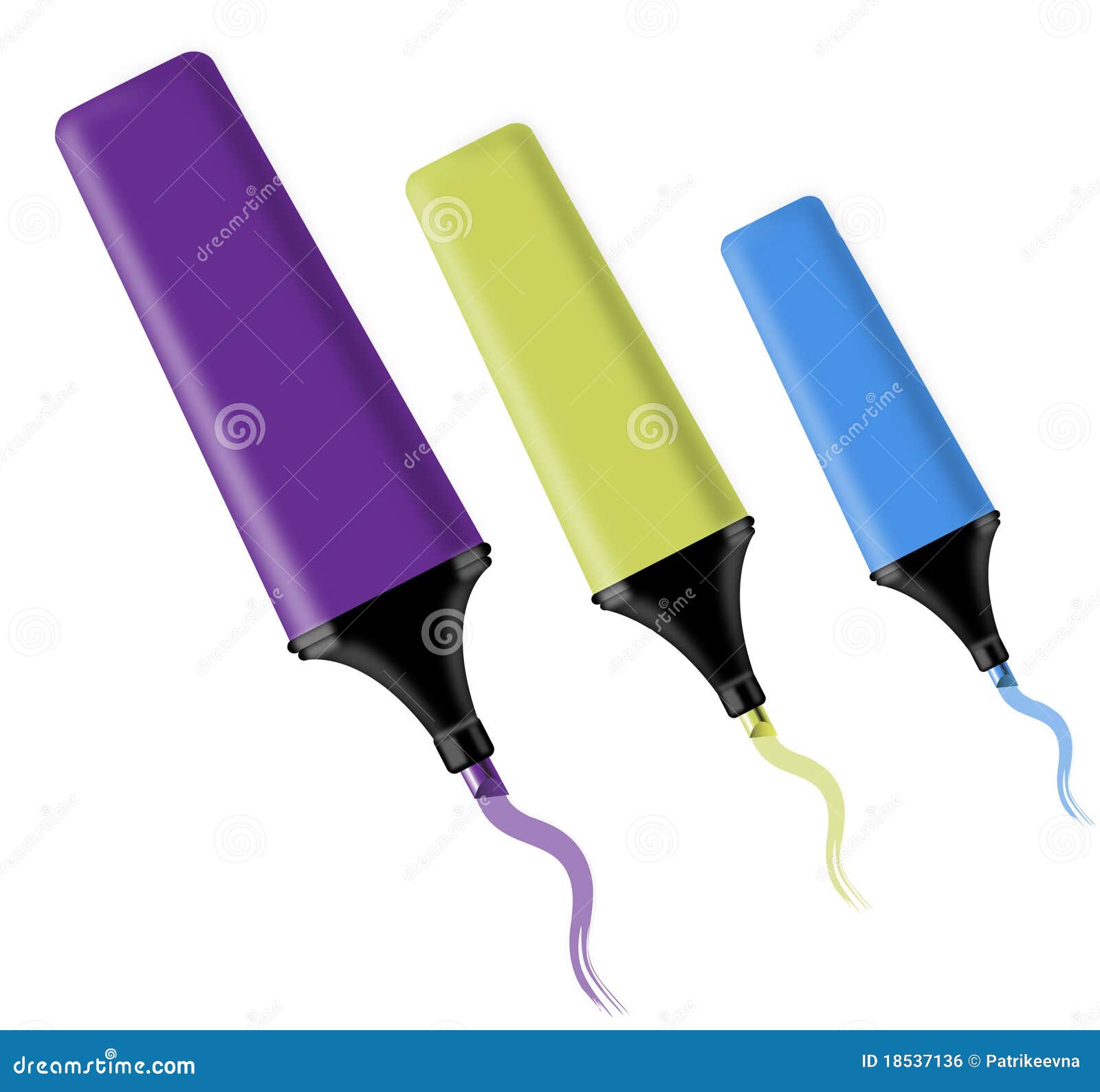 Set Of Three Markers Geolocation Cartoon Vector | CartoonDealer.com ...