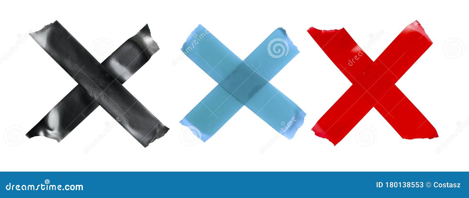 Three x marks stock image. Image of insulation, black - 180138553