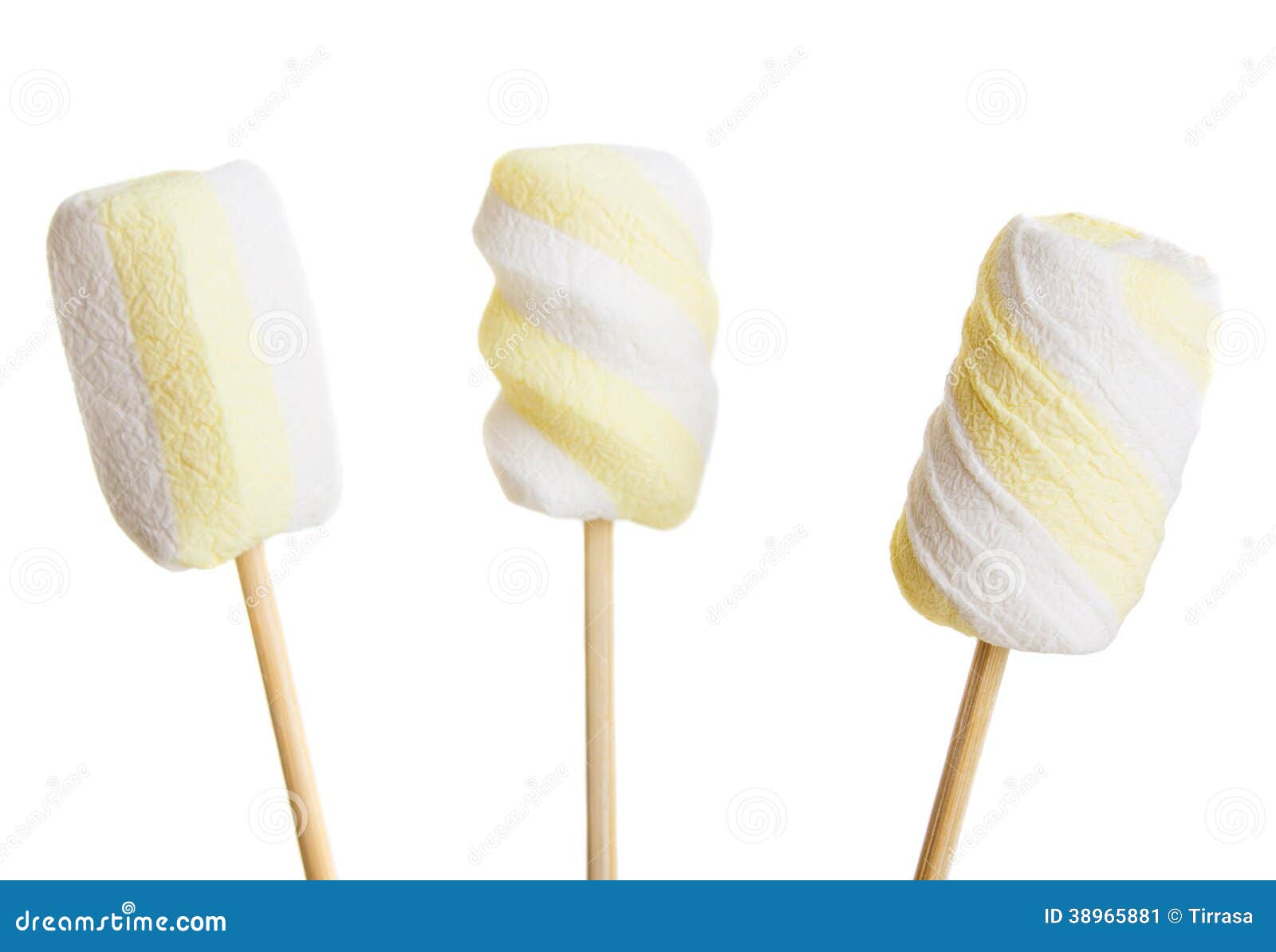 Three marshmallows stock image. Image of dessert, fruits - 38965881