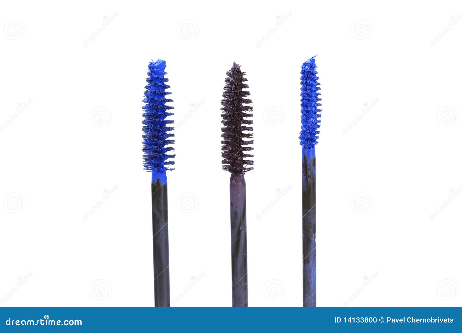 Three Mascara Sticks on White Stock Photo - Image of pack, blue: 14133800