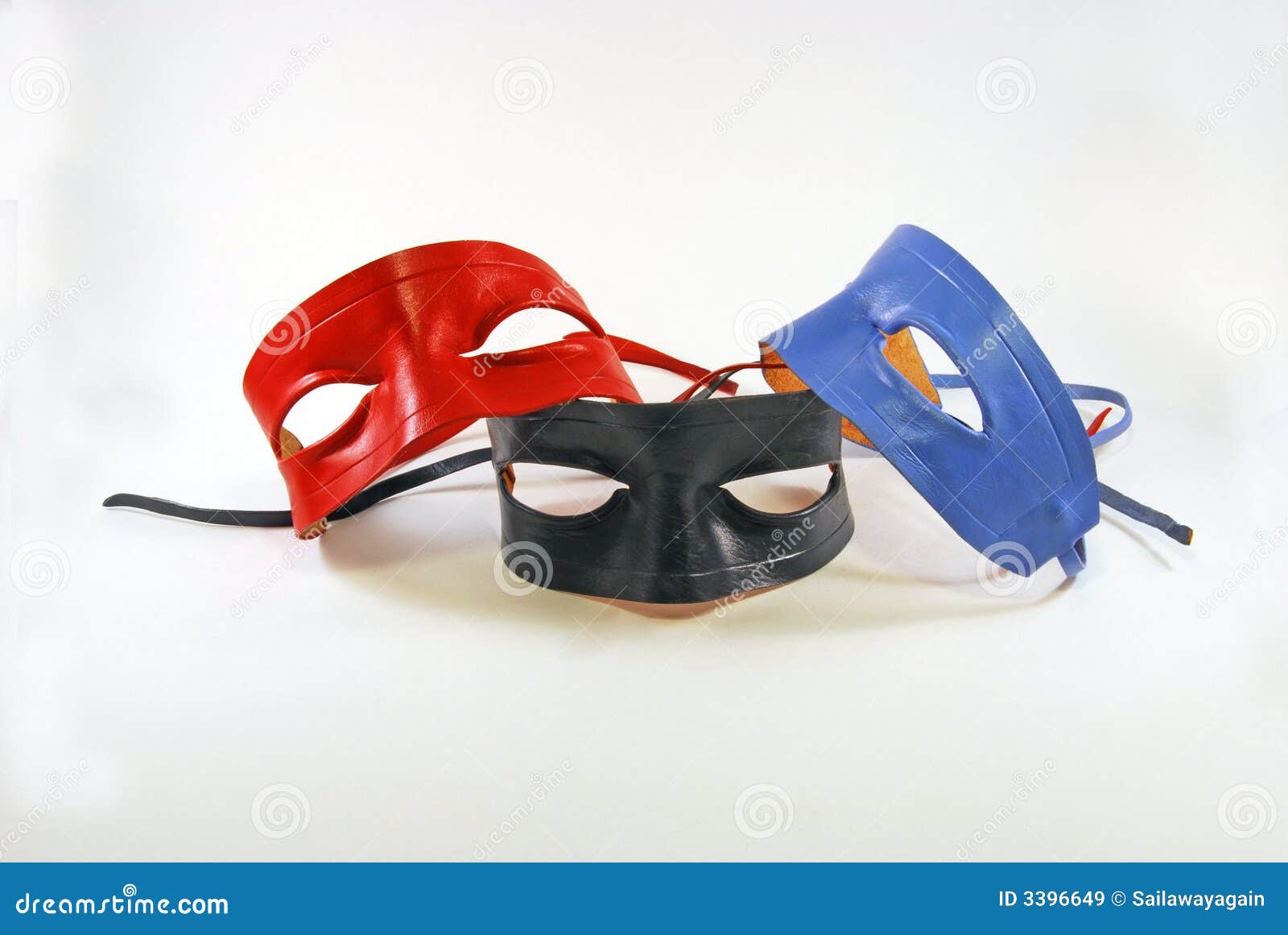 Three Masks stock image. Image of facemask, fantasy, carnival - 3396649