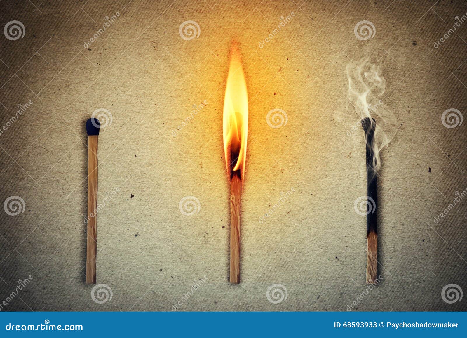 Three matches stock image. Image of lightweight, flame - 68593933