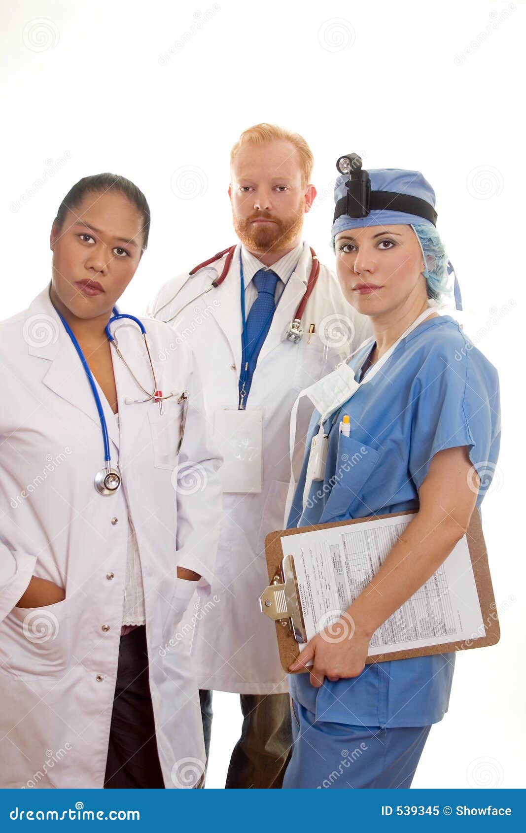 Three Medical Professionals Stock Image - Image of nursing, doctor: 539345