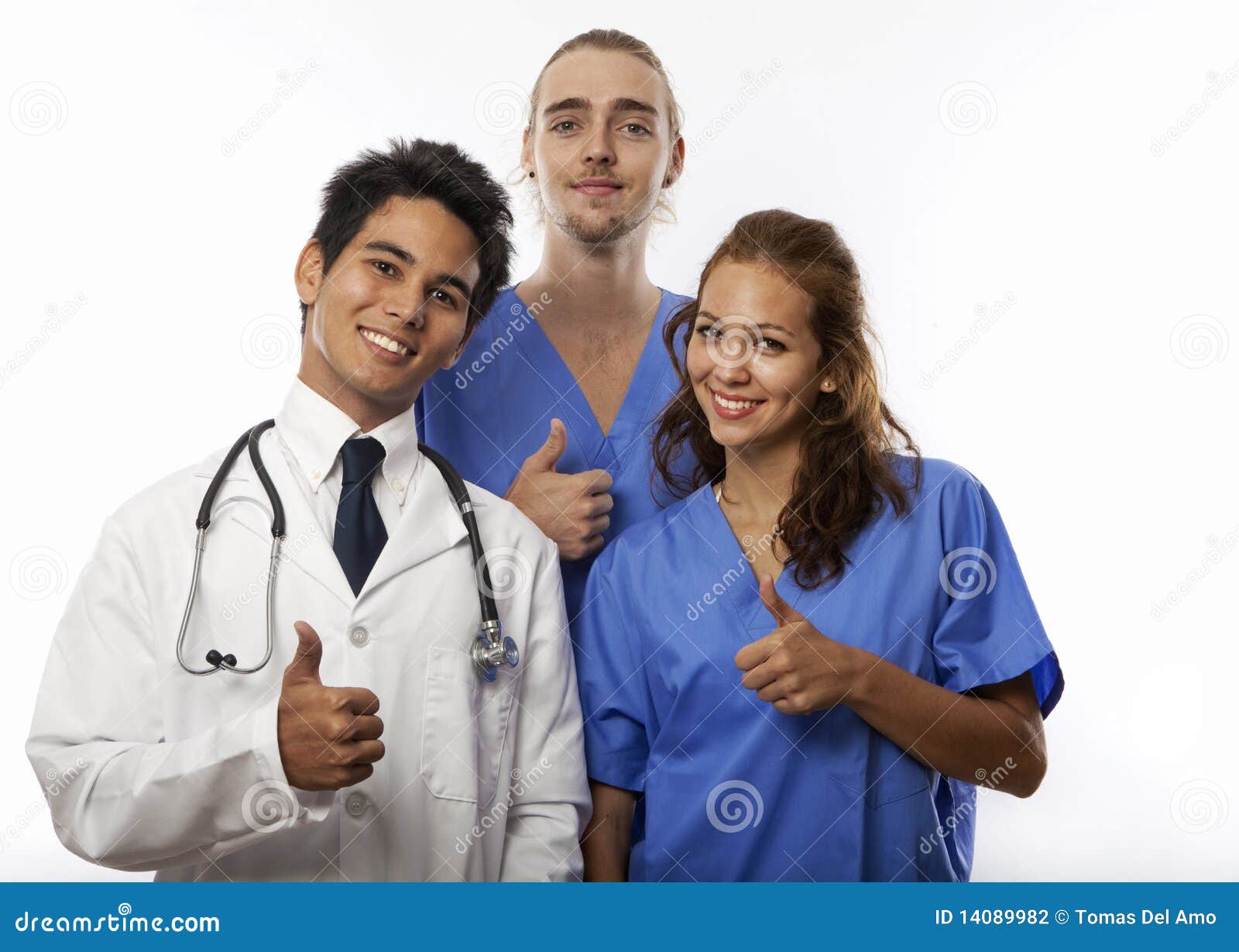 Three Medical Students/interns/nurdses Stock Photo - Image of female ...