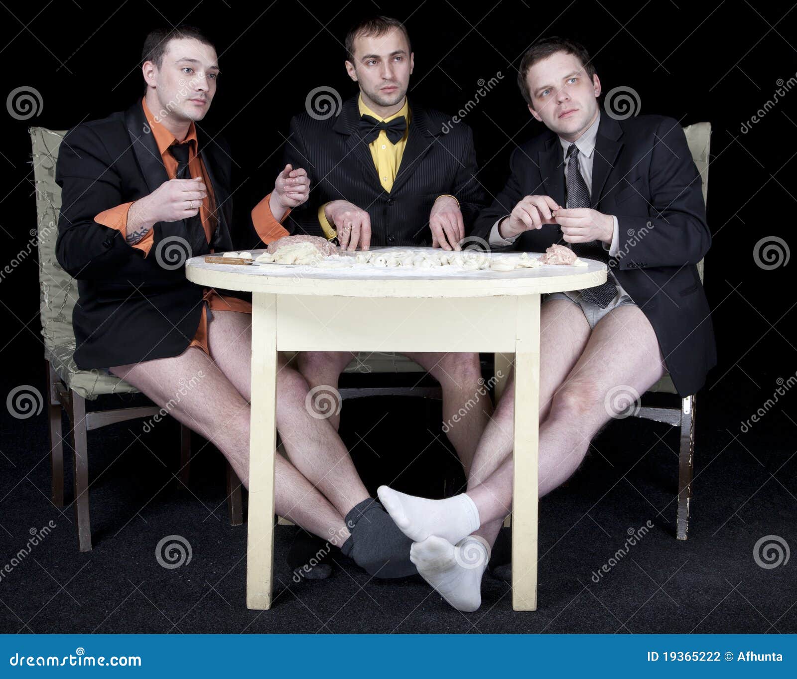 Three men stock photo. Image of food, caucasian, nutrition - 19365222