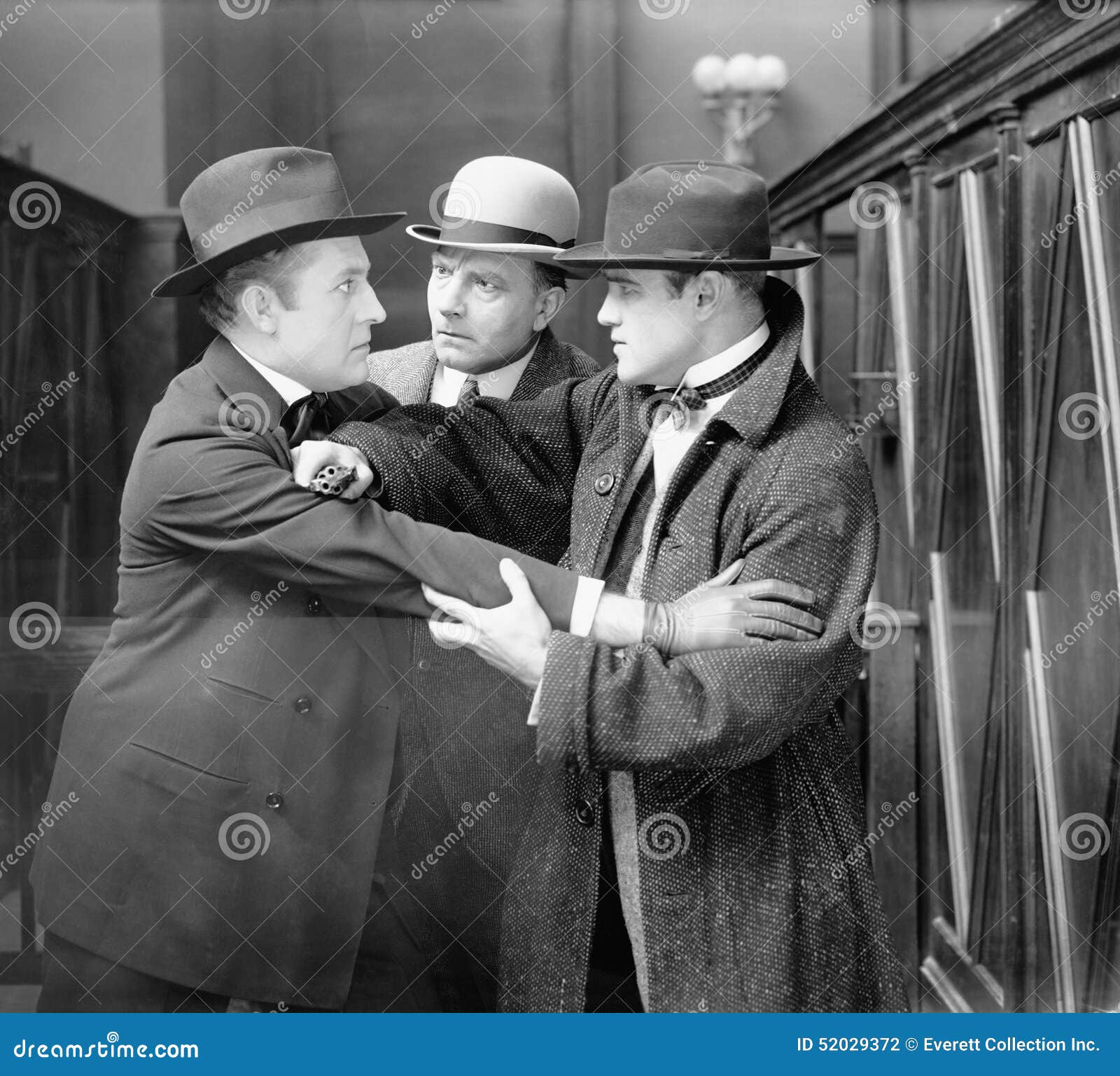 Three Men Arguing With Each Other Stock Photo - Image: 52029372