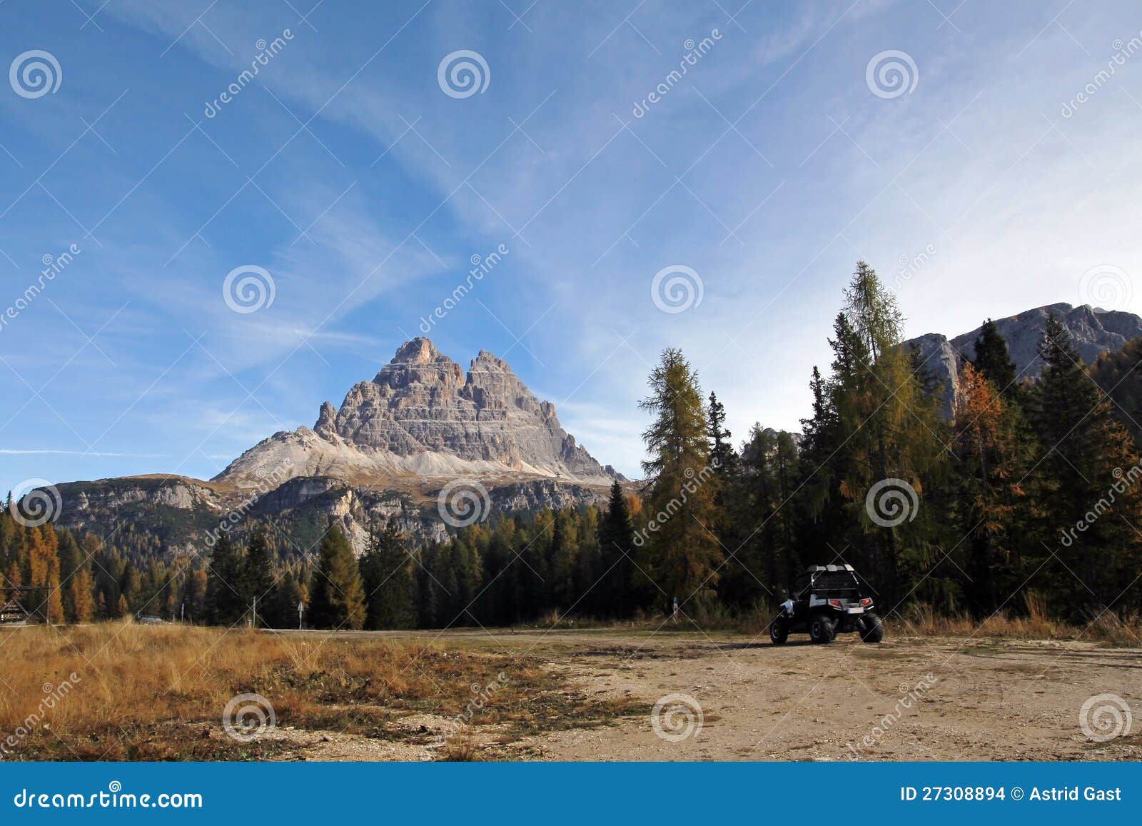 The three merlons stock photo. Image of dolomites, nature - 27308894
