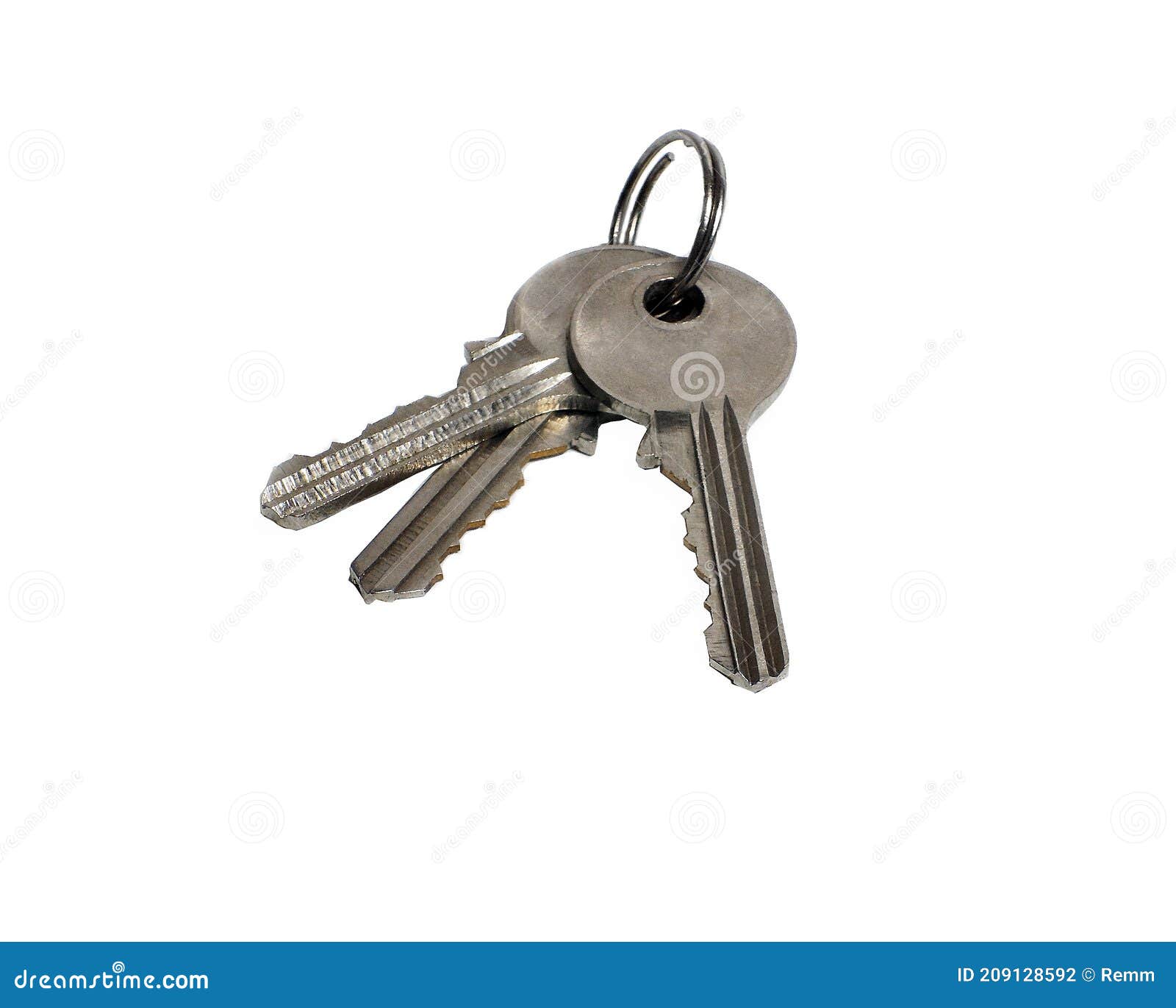 Three Metal Keys for the Lock Stock Photo - Image of door, symbol ...