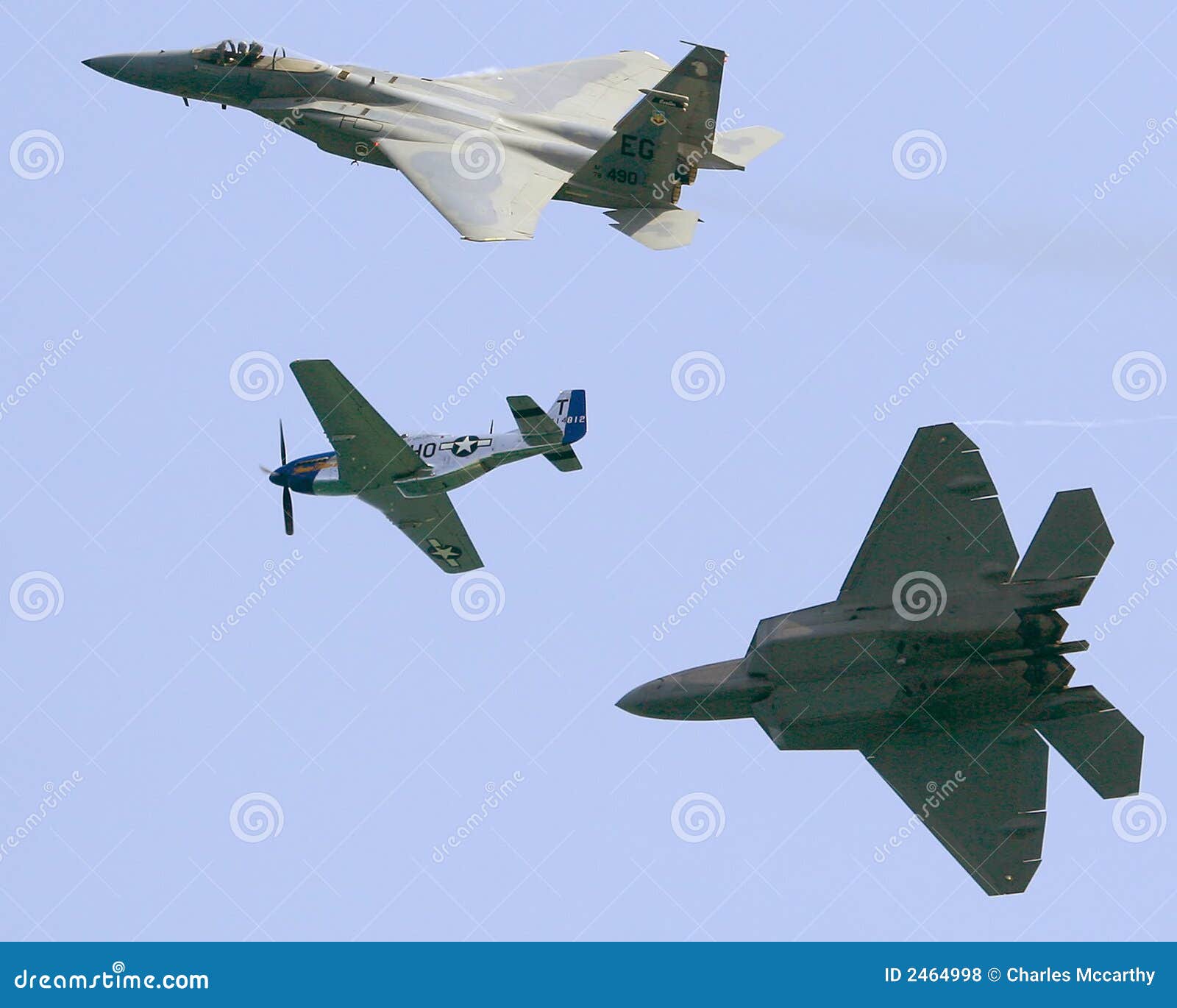 Three military airplanes stock photo. Image of flight - 2464998