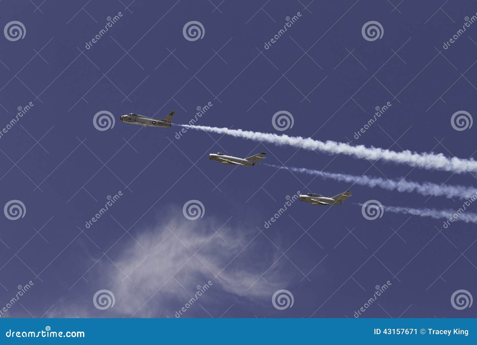 Three Military Jets and a Cloud Editorial Photo - Image of show ...