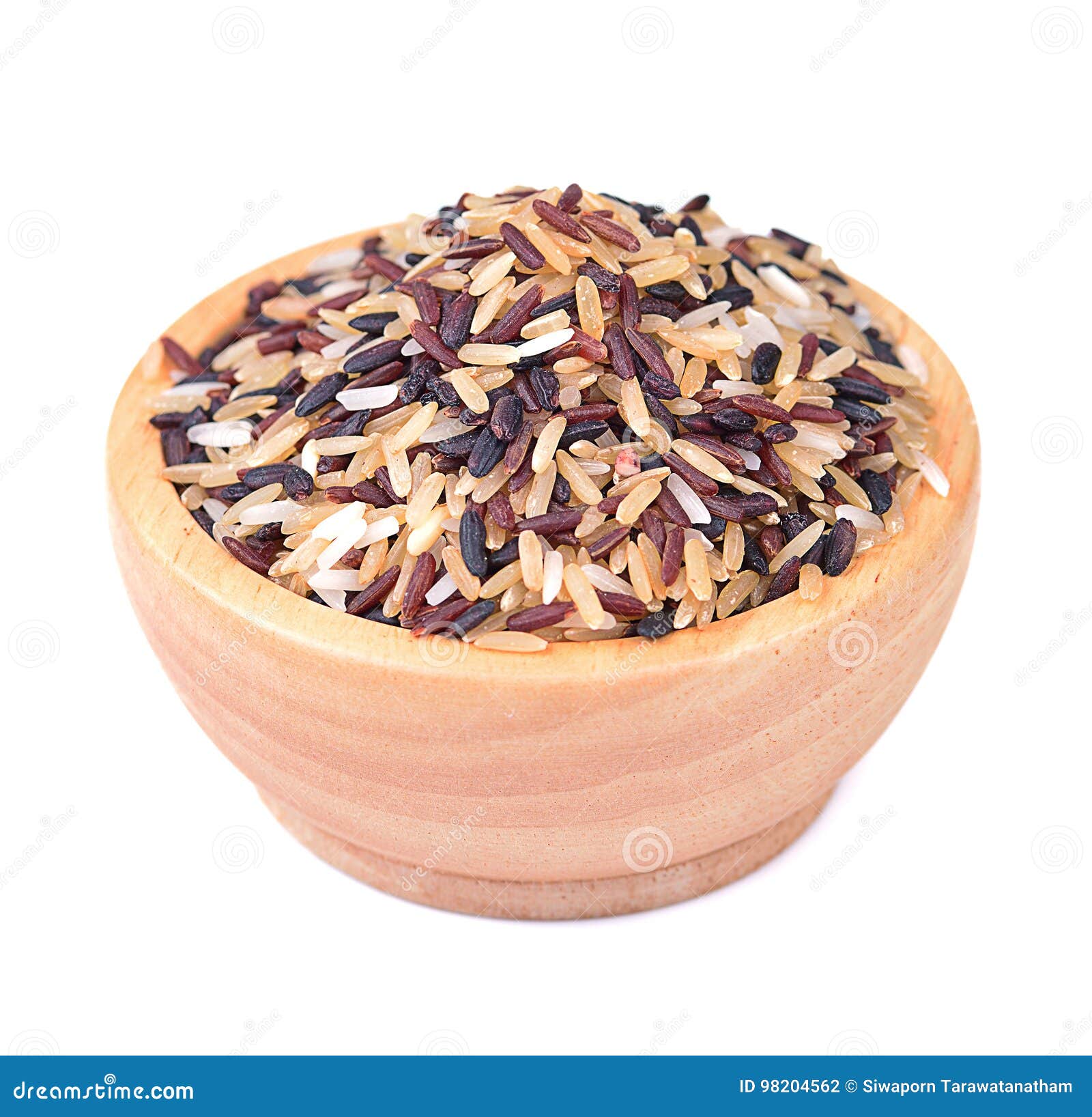 Three Mixed of Thai Rice Varieties : Brown Rice, Mixed Wild Rice Stock ...