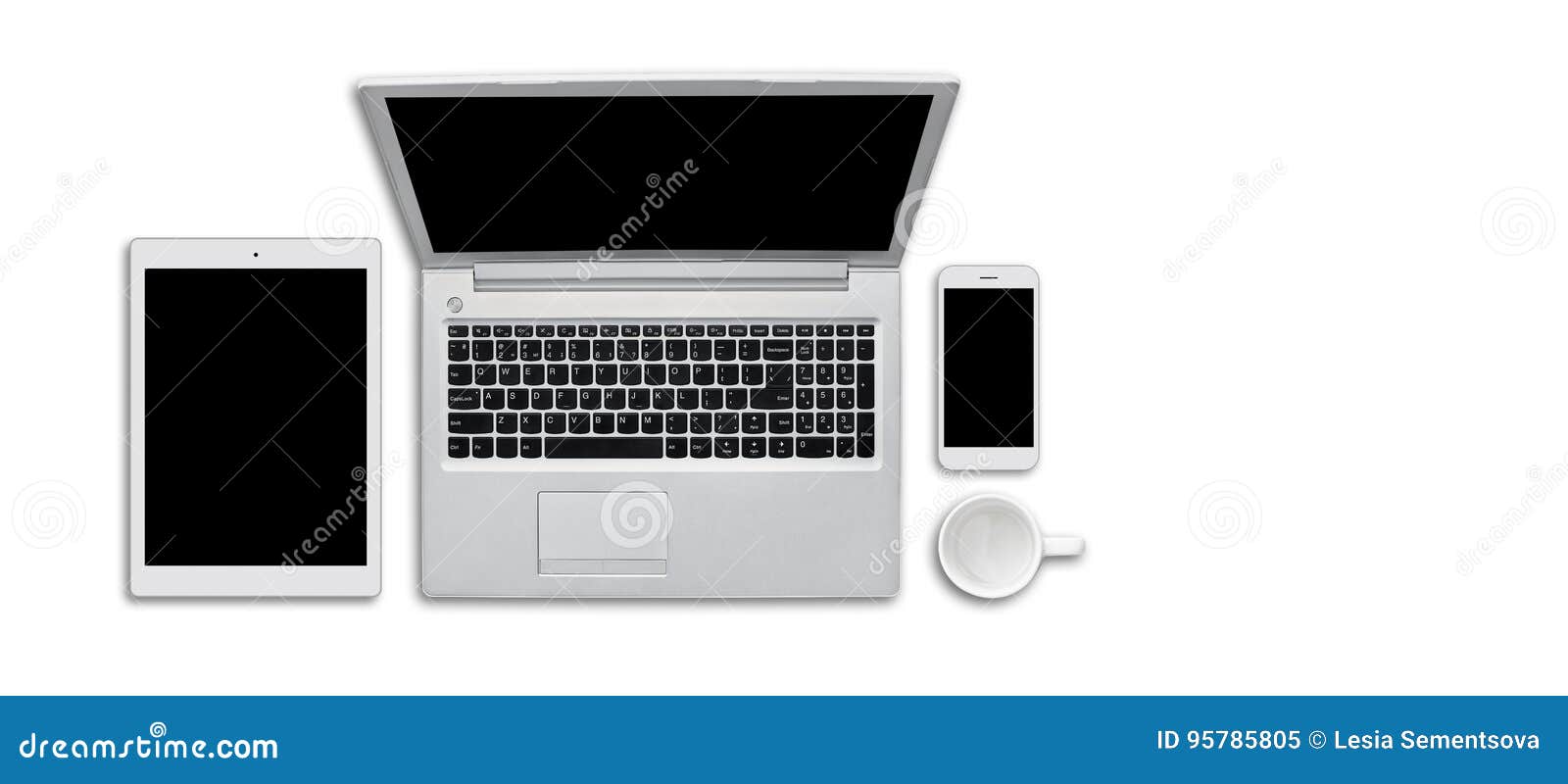 Tablet Computer With Mock Up Green Screen Chroma Key Display Stock ...