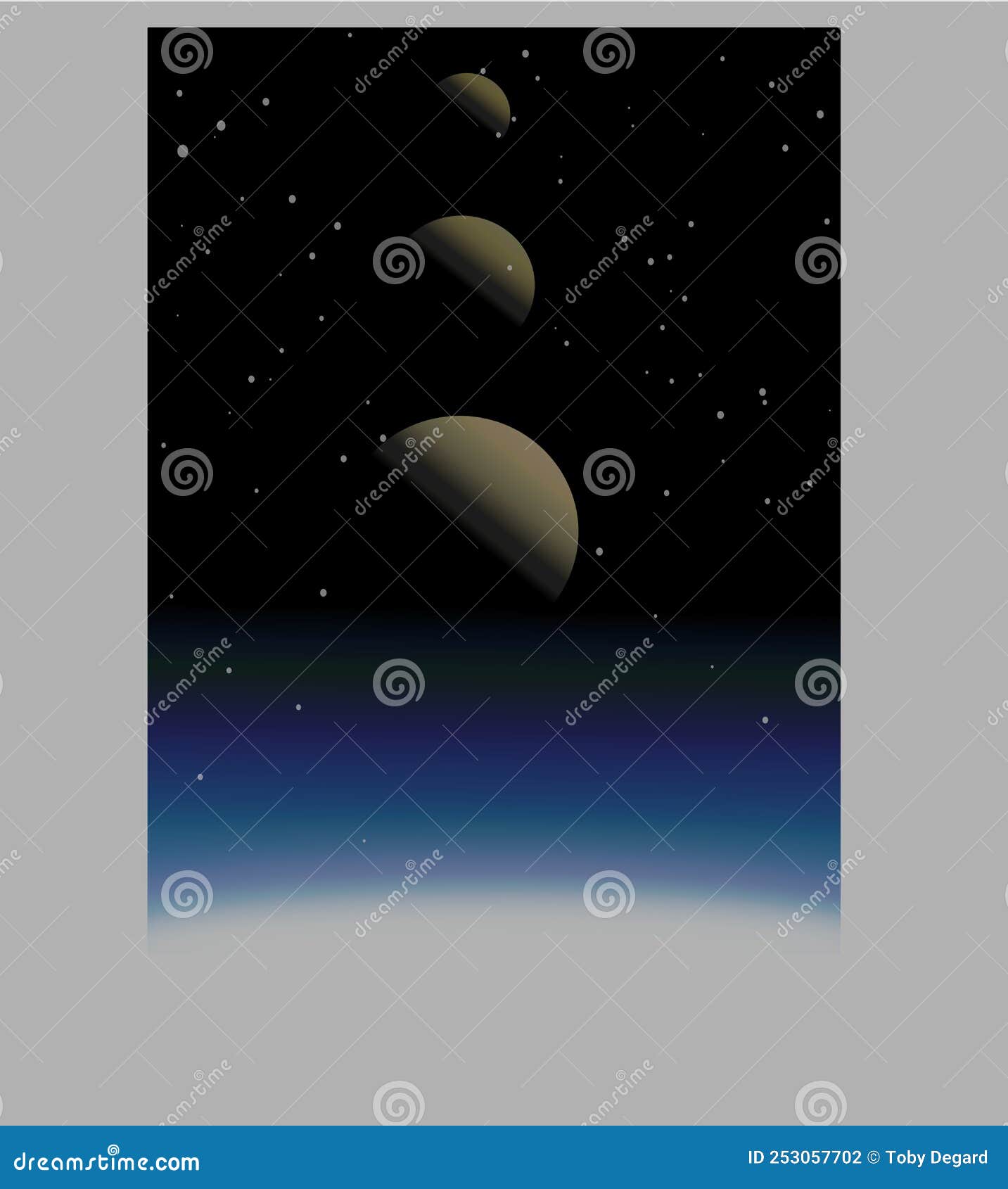 Three Moons Painting