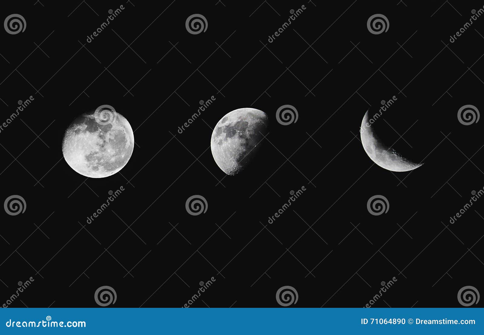 Three moons stock photo. Image of orbit, crater, mosaic - 71064890