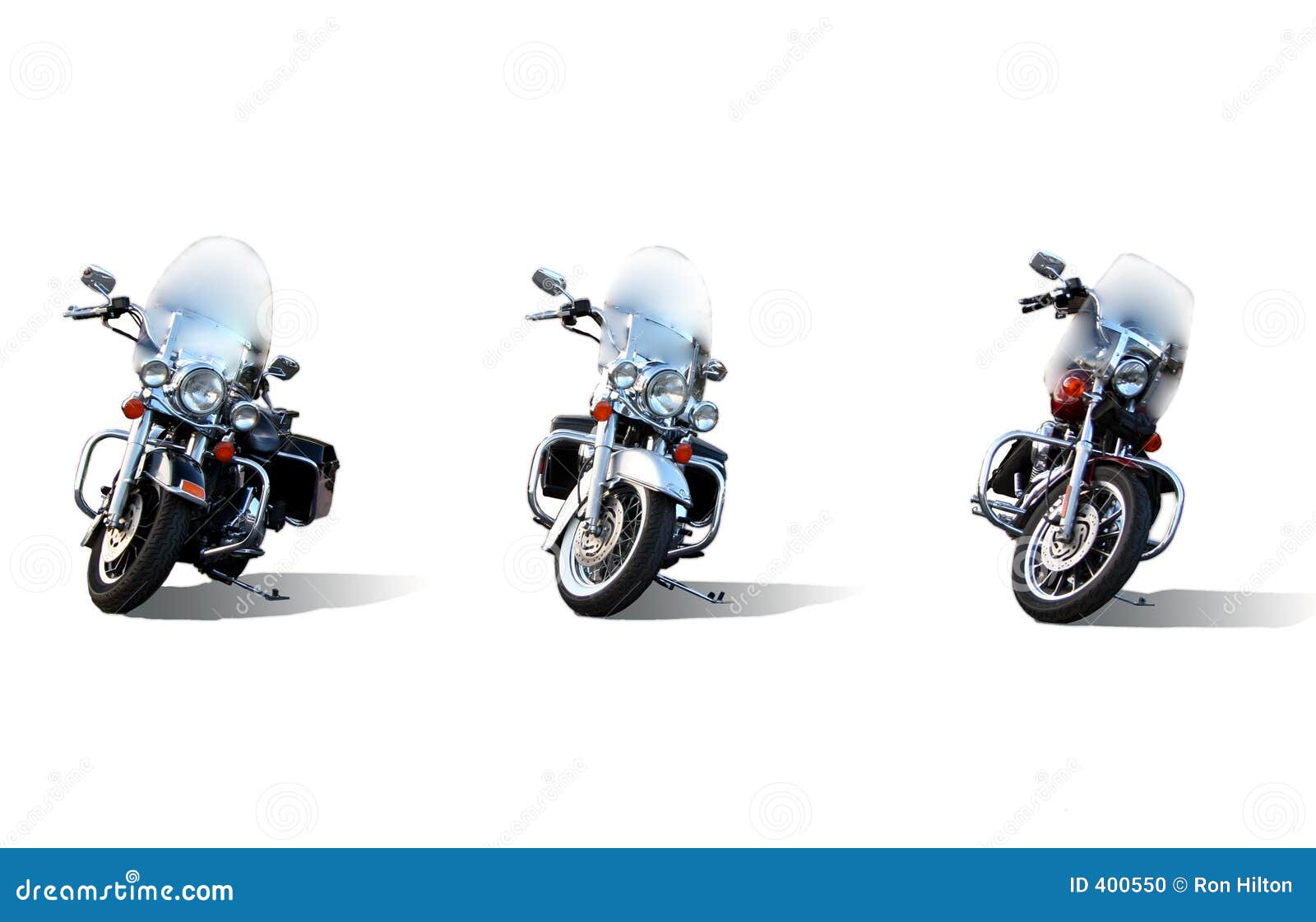 Three Motorcycles stock photo. Image of vintage, motorcycles - 400550