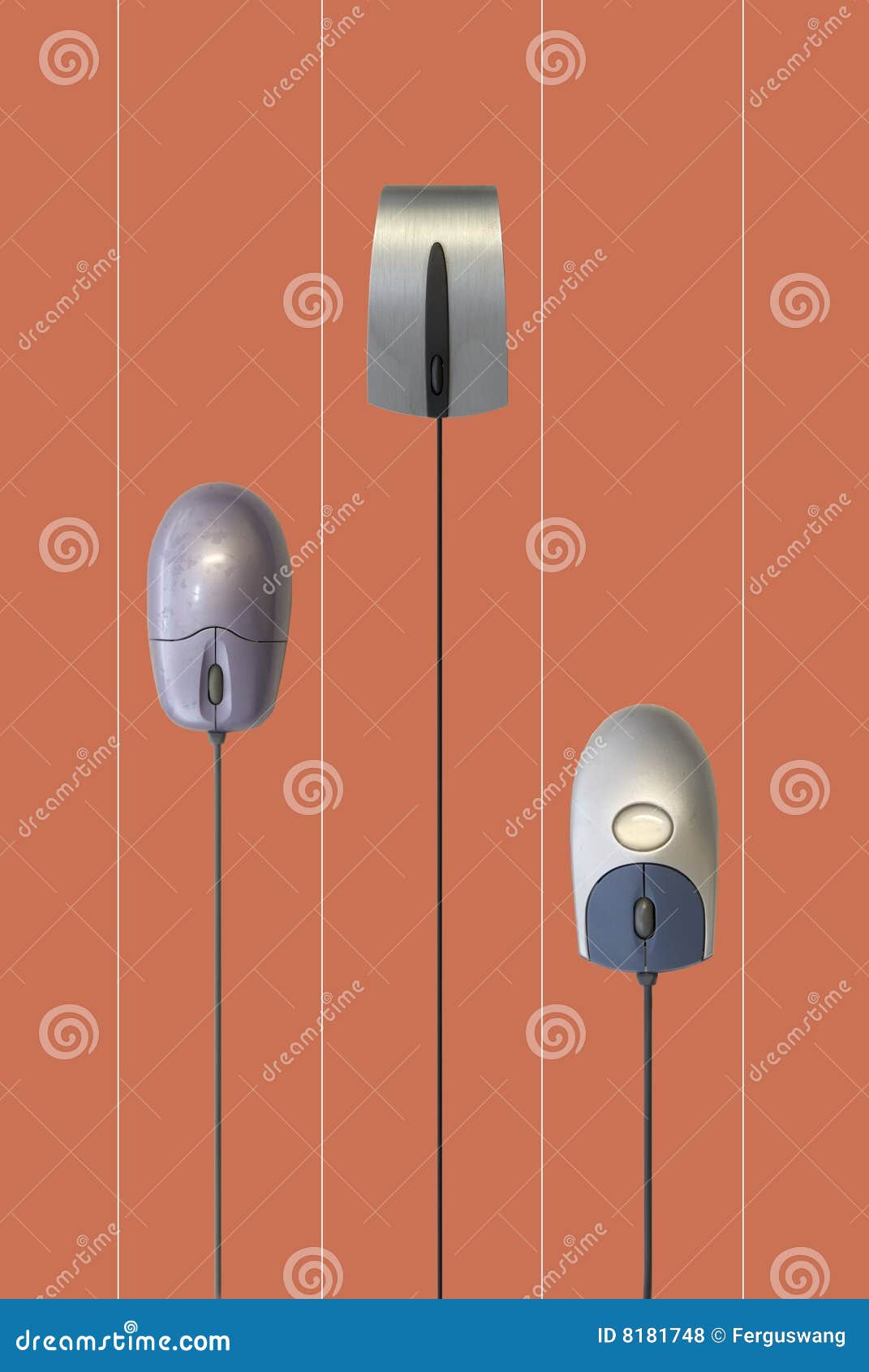 Three mouse on the Runway stock photo. Image of damage - 8181748