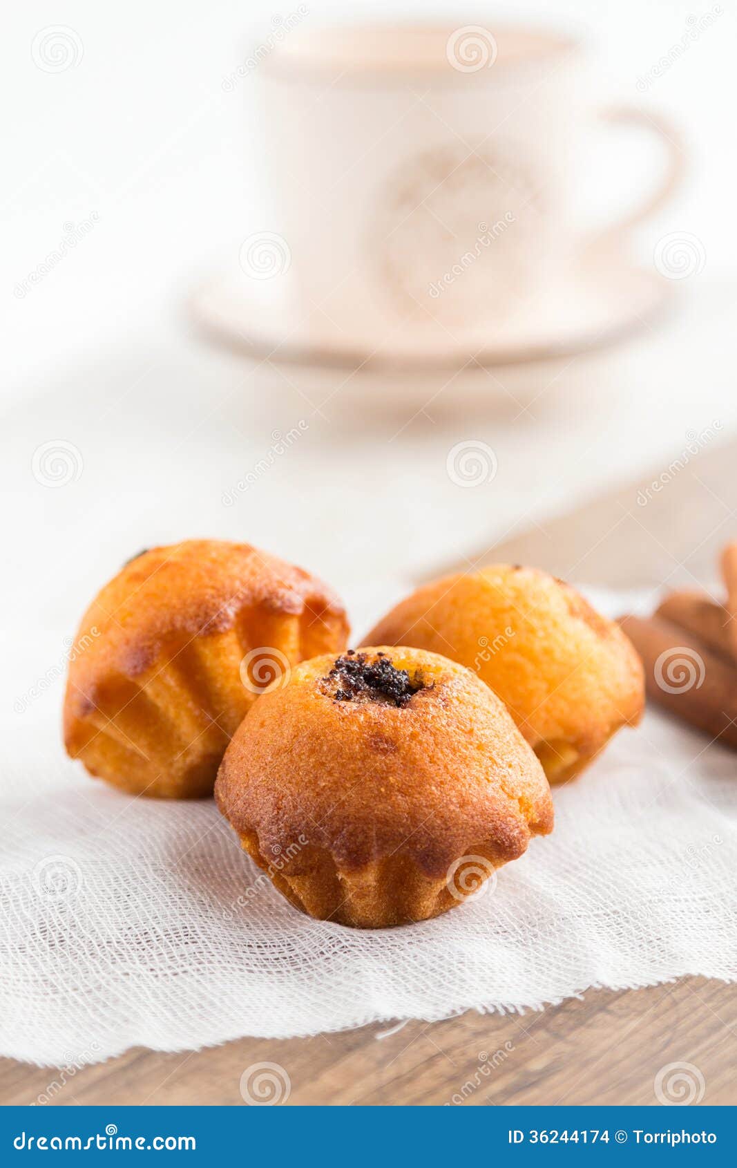 Three Muffins / Cupcake : Nature, With Chocolate Chips, With Chocolate ...