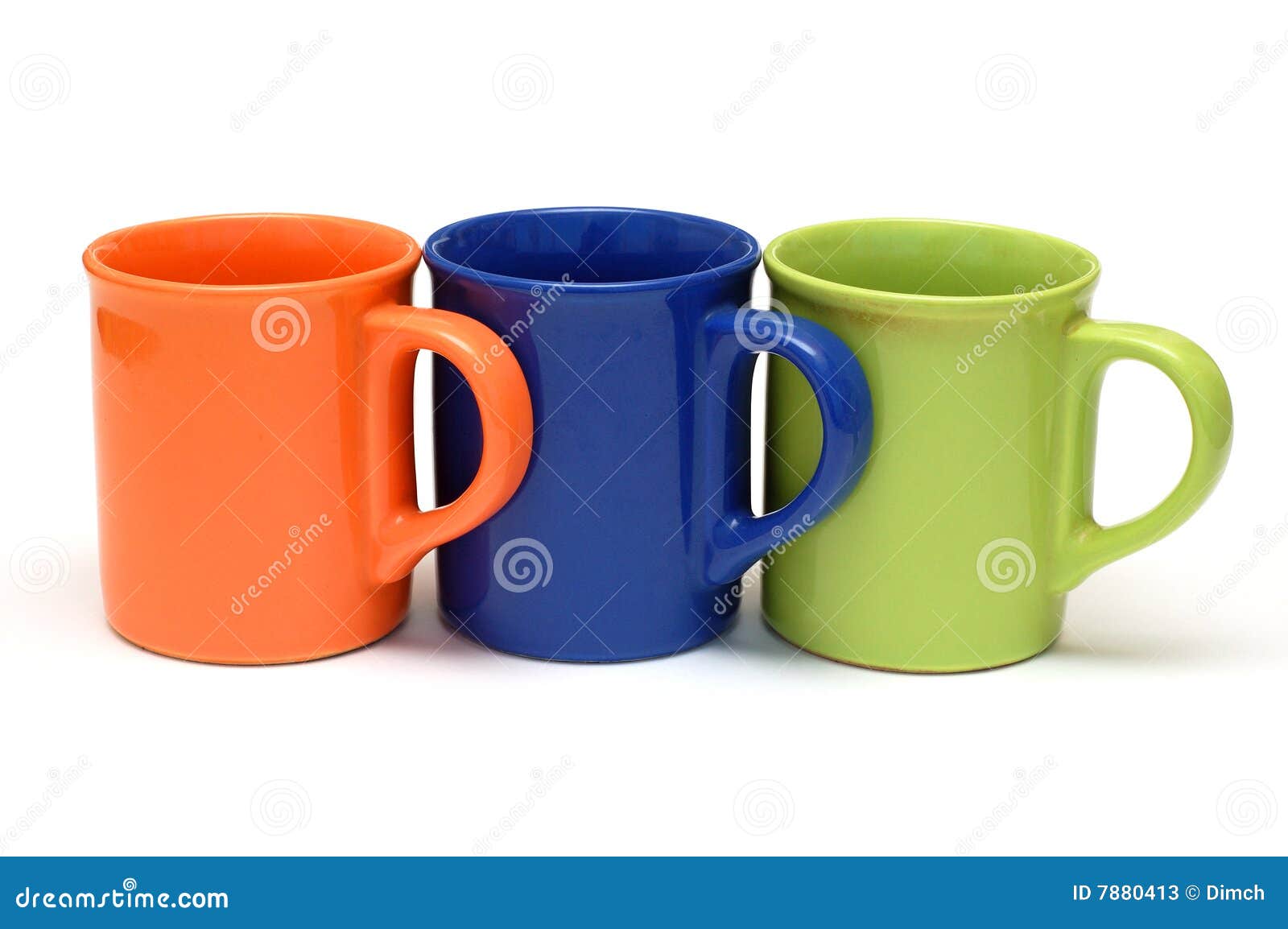Three mugs stock image. Image of treble, glass, white - 7880413