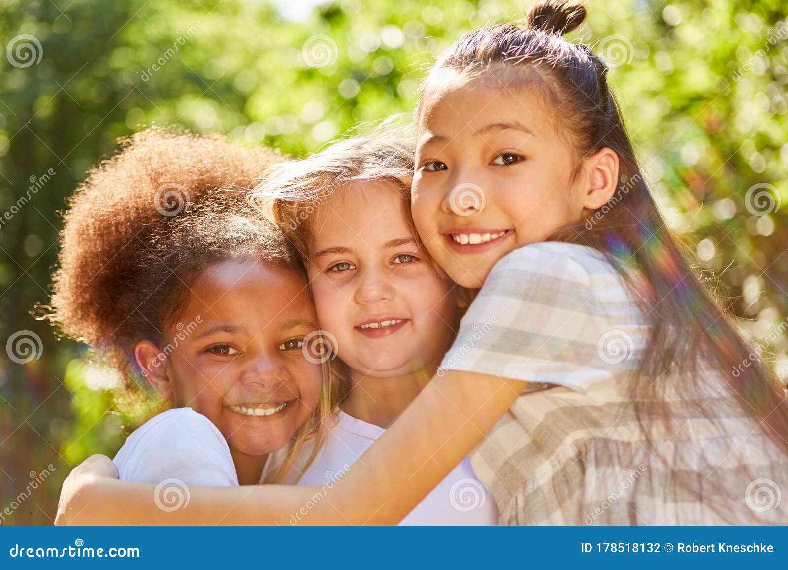 Three Multicultural Girls As Girlfriends Stock Photo - Image of ...