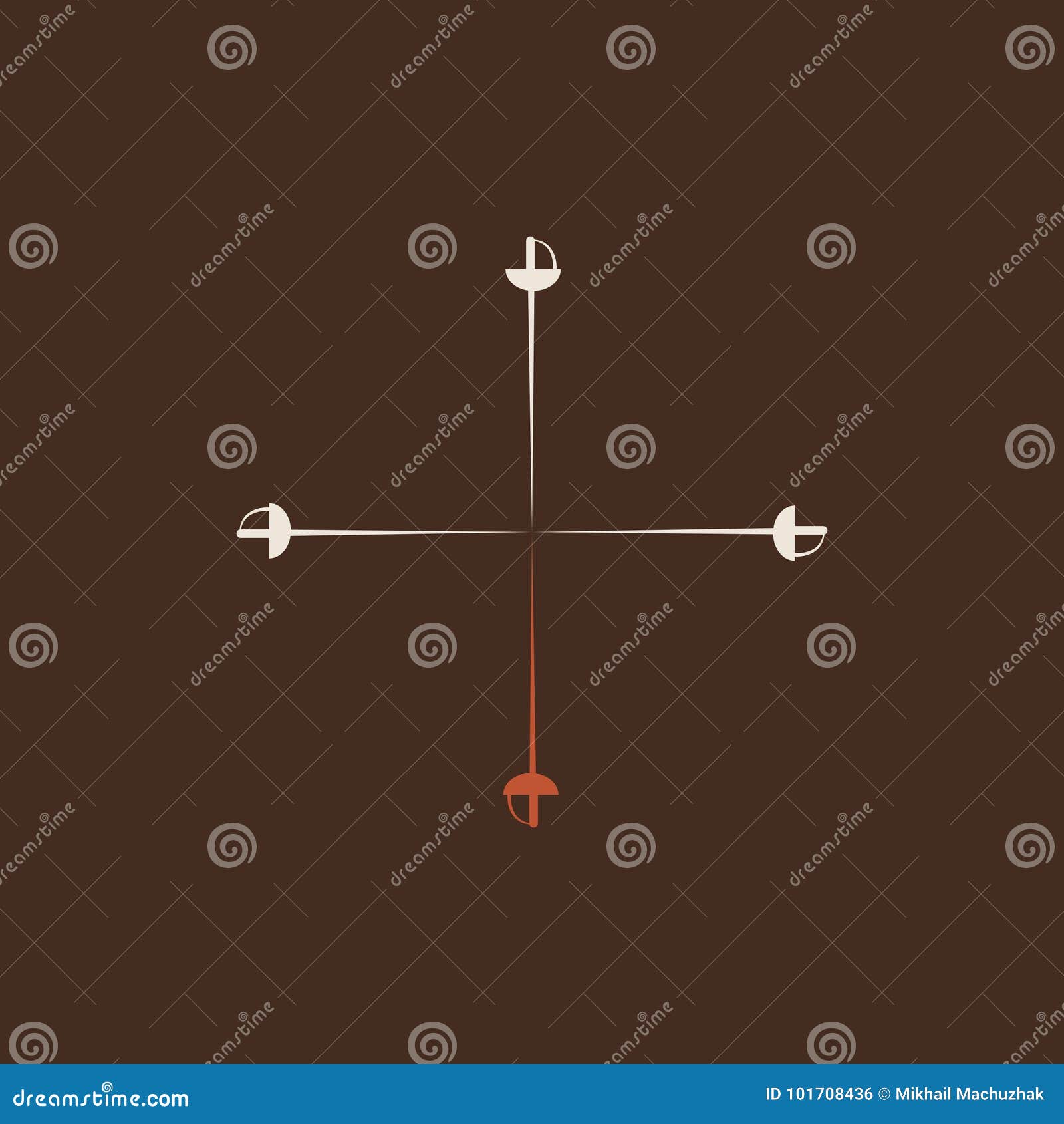 Three Musketeers Icon Vector Isolated On White Background, Logo ...